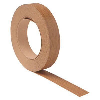 Oak effect Worktop edging tape, (L)10m (W)21mm | DIY at B&Q