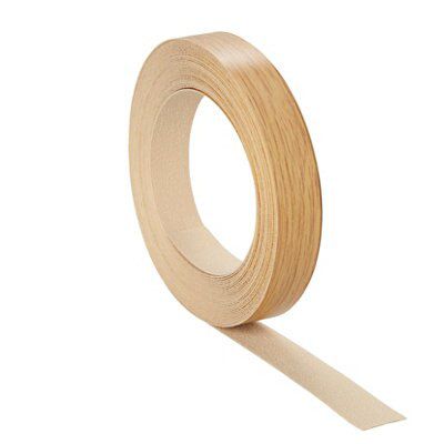 Oak effect Worktop edging tape, (L)10m (W)22mm