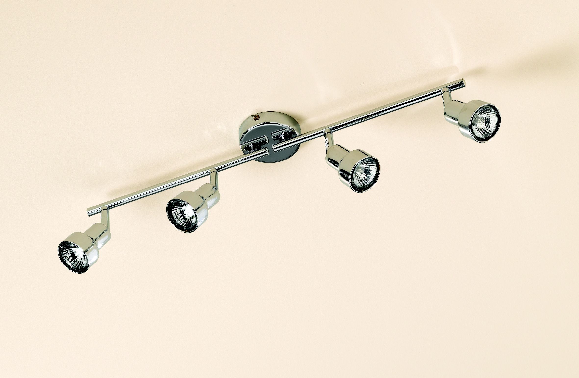 OLAS 4 SPOT BAR GU10 SPOT CLIP - CHROME