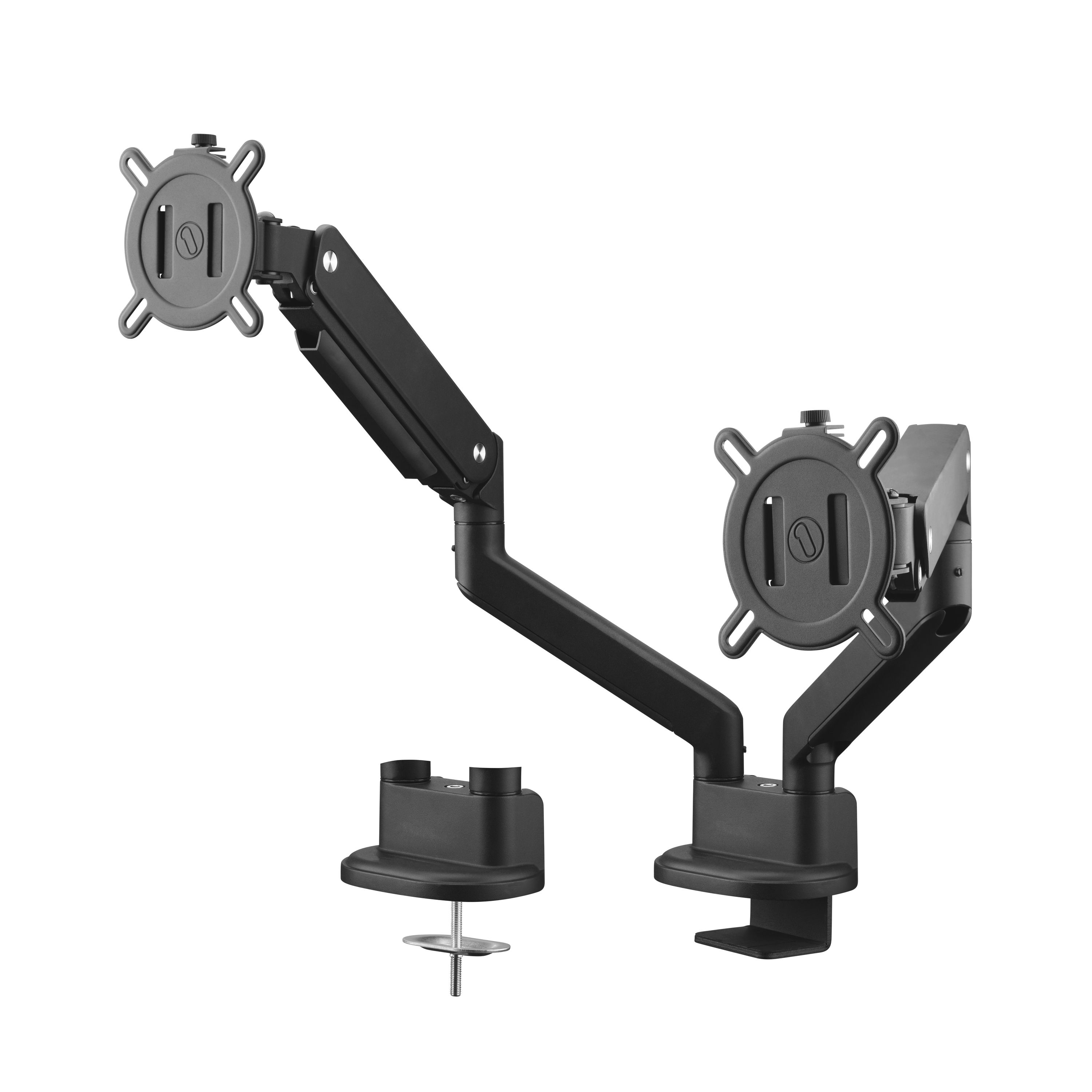 One For All Solid Dual Black Monitor stand