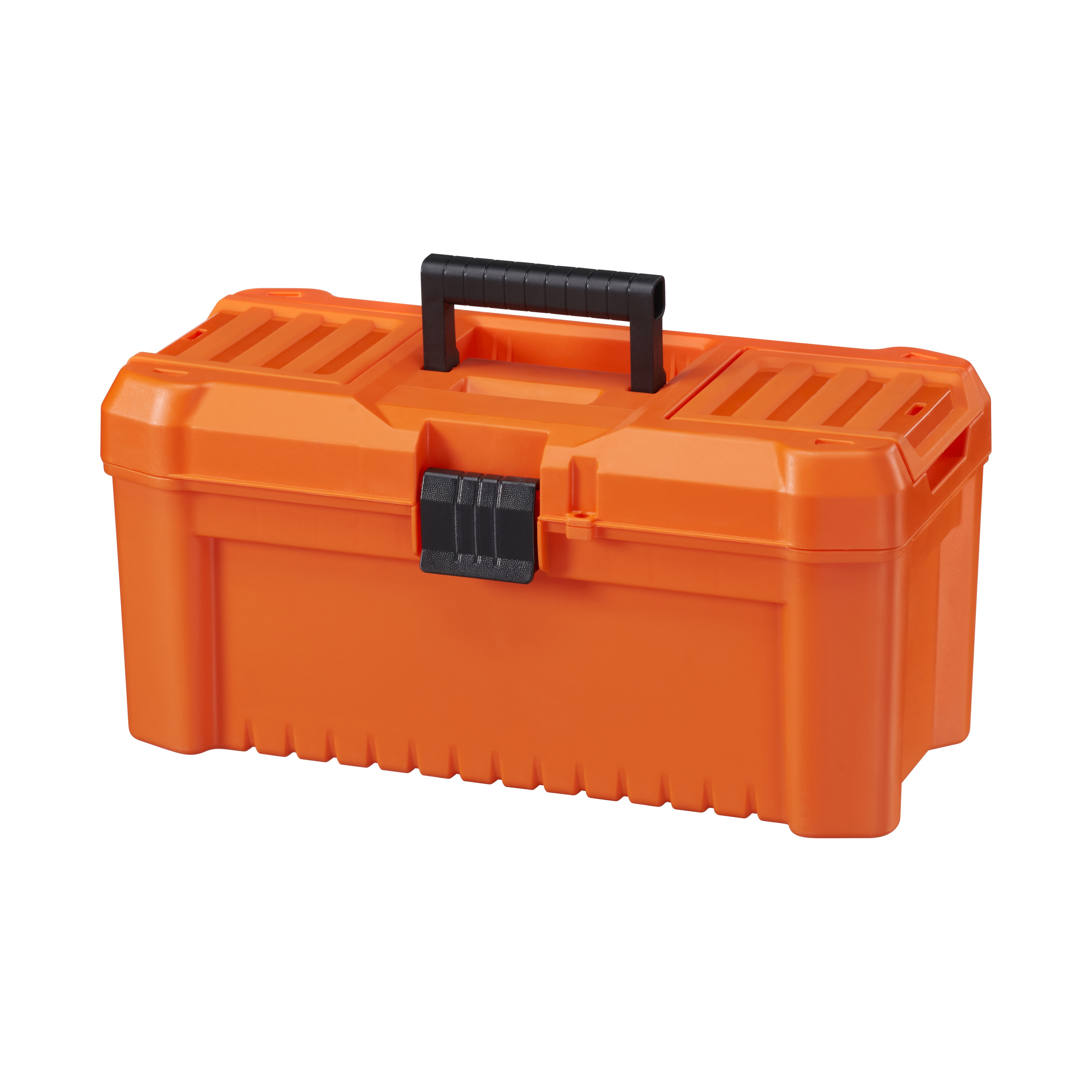 Orange 16in Plastic Toolbox
