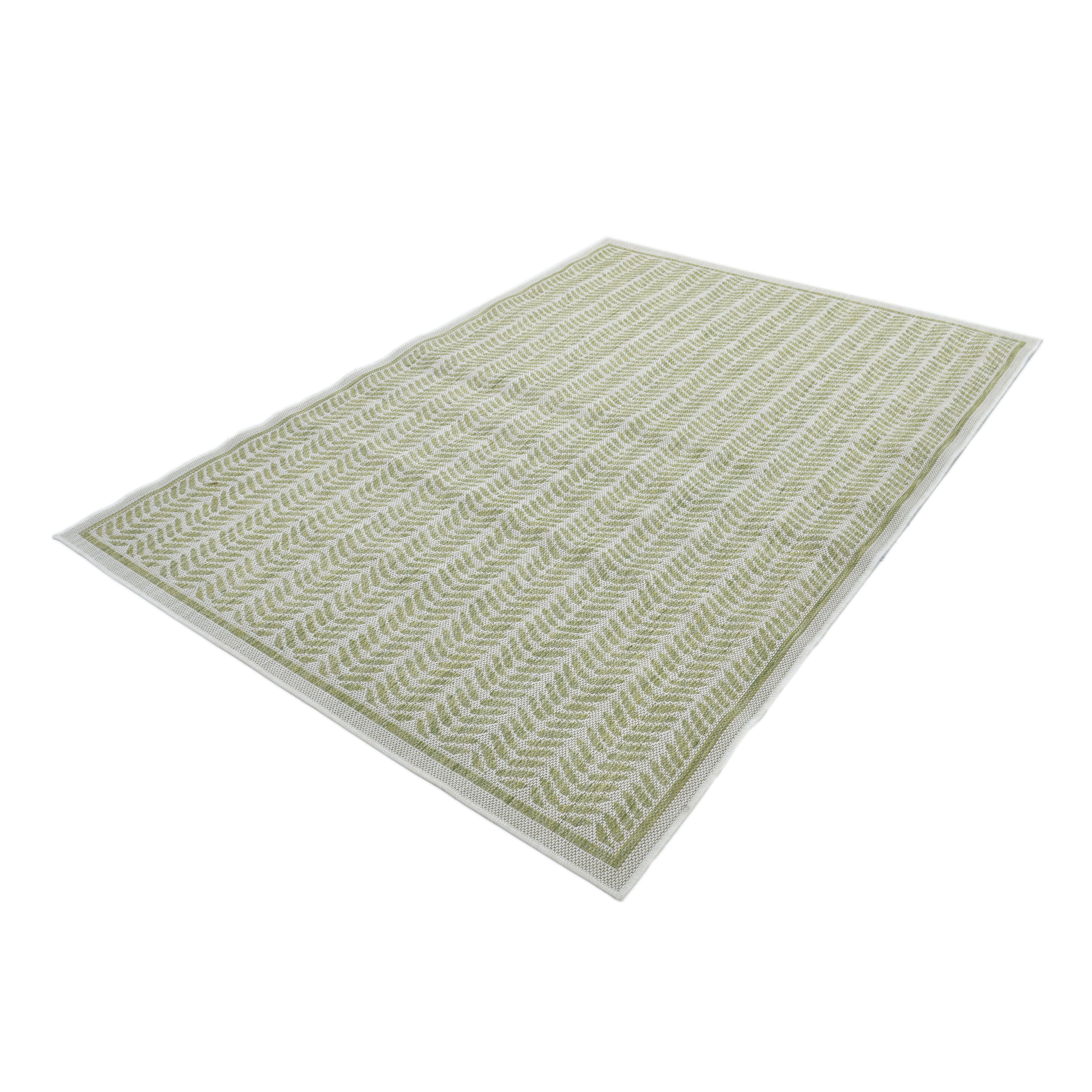 Origins Sage Floral Woven effect Large Indoor & outdoor Rug, (L)150cm x (W)200cm