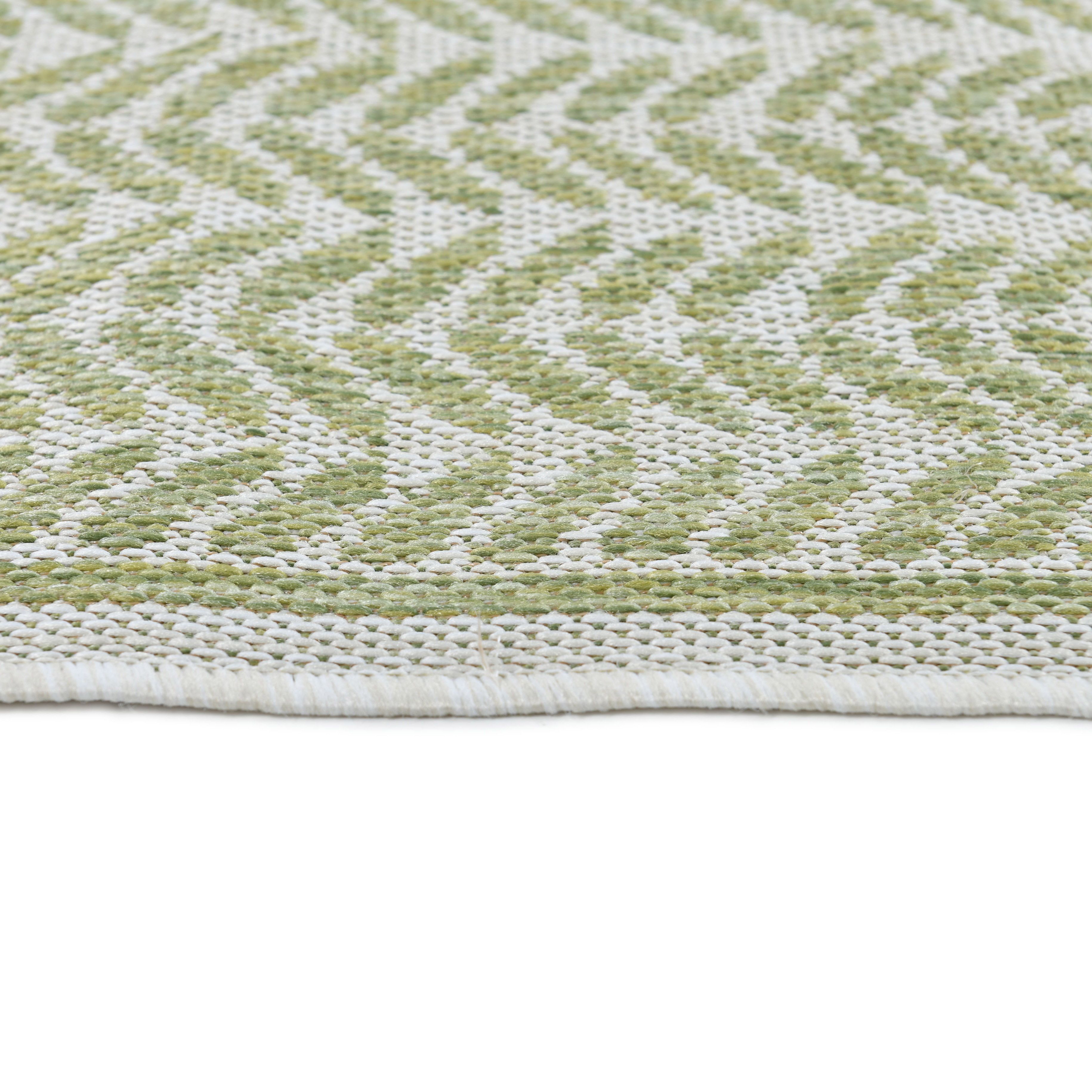 Origins Sage Floral Woven effect Large Indoor & outdoor Rug, (L)150cm x (W)200cm