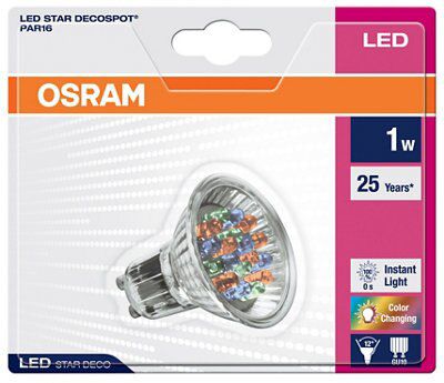 Osram GU10 Reflector spot Multicolour LED Light bulb | DIY at B&Q