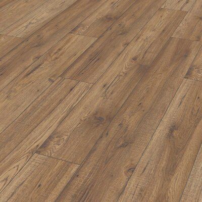 Ostend Natural Oxford oak effect Laminate Flooring Sample | DIY at B&Q