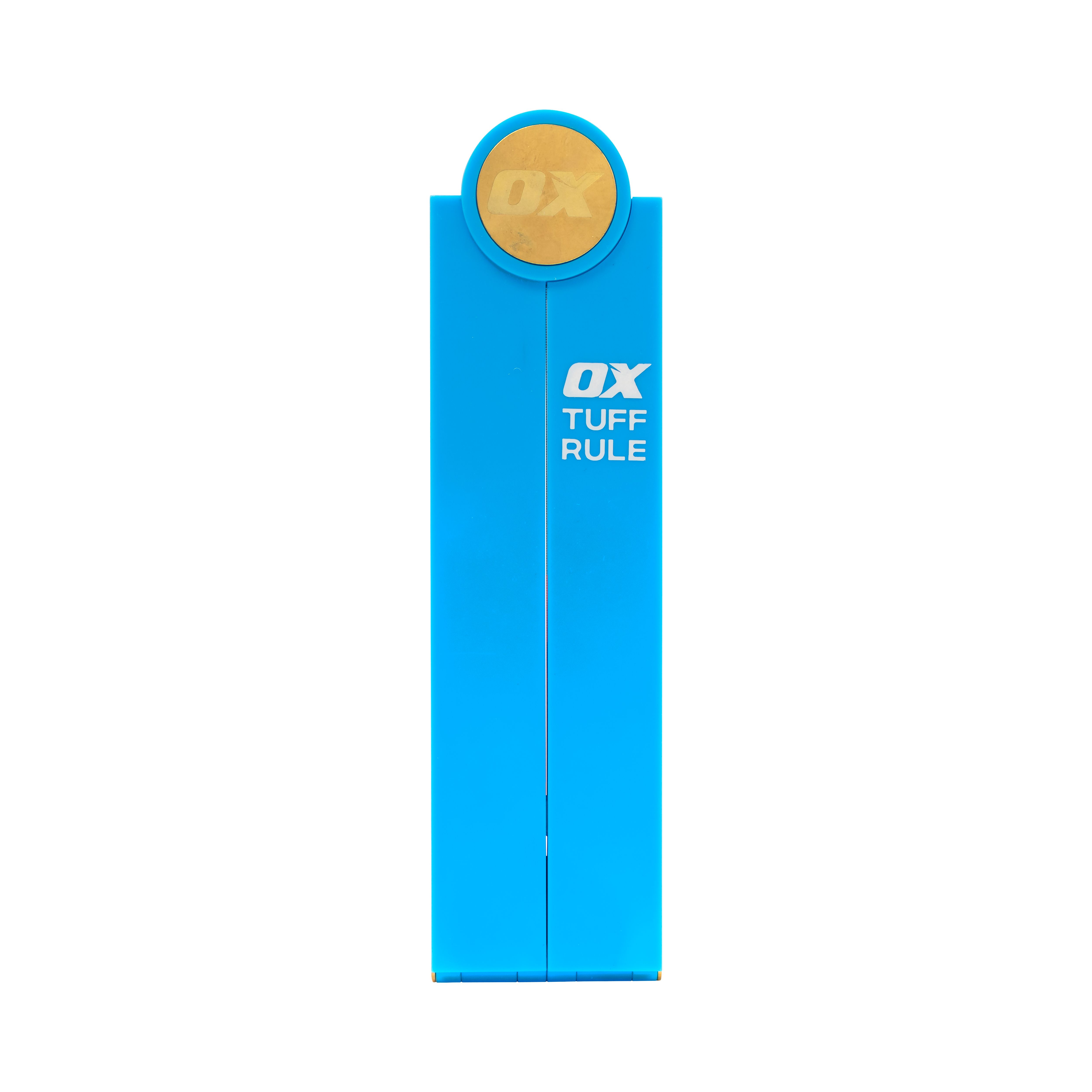 OX Foldable ABS plastic Ruler, (L)0.6m | DIY at B&Q