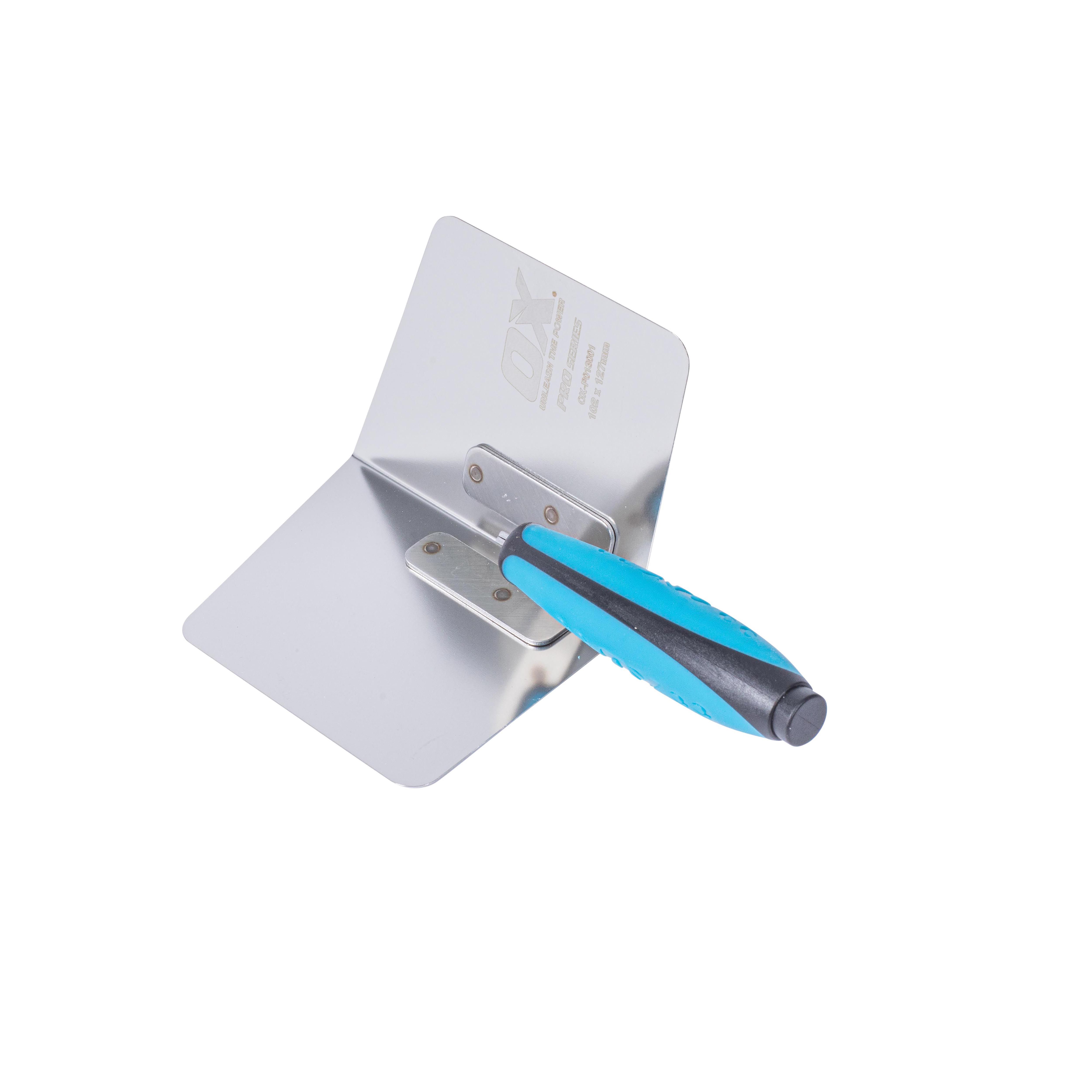 OX Internal Corner Plastering trowel (W)127mm (L)102mm | DIY at B&Q