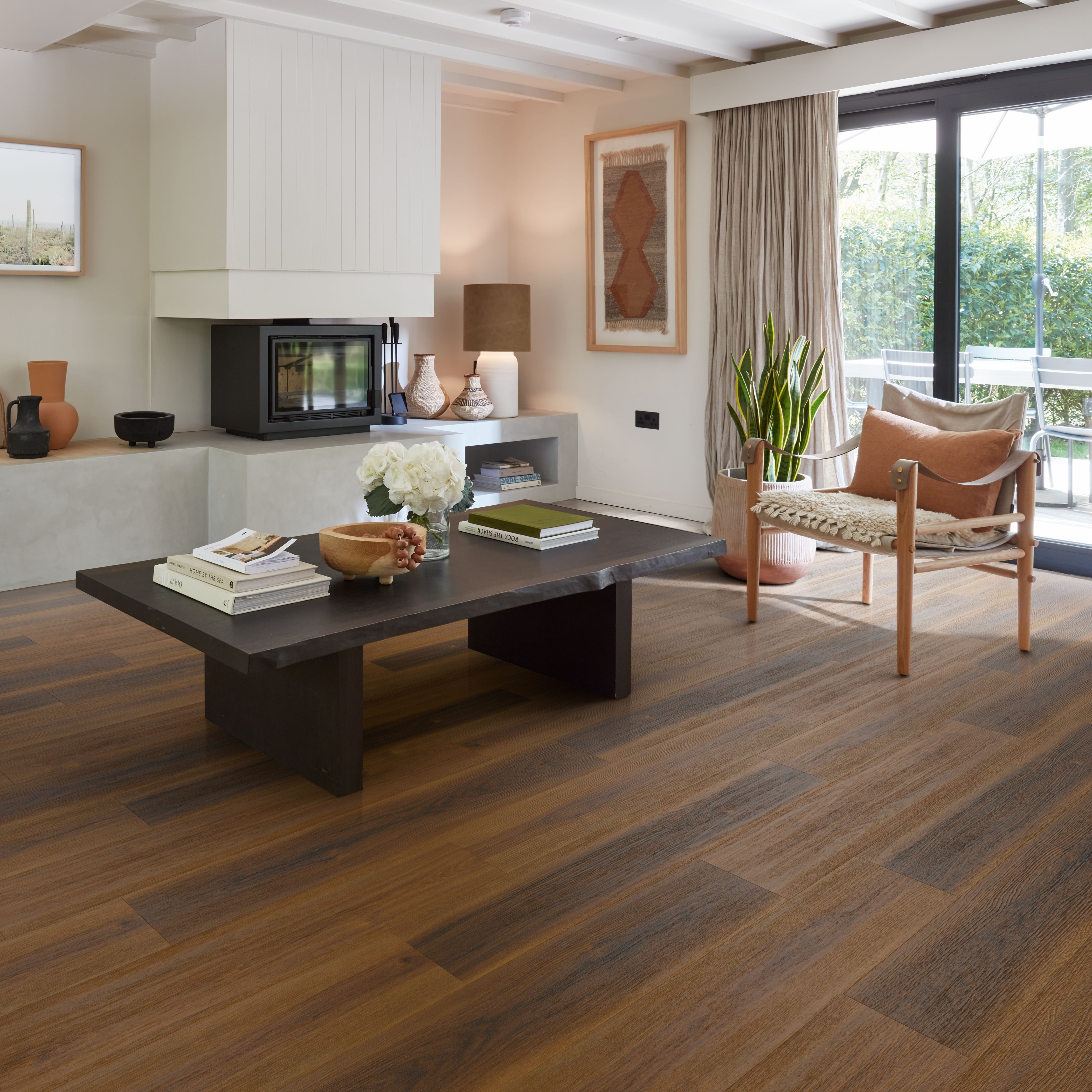 Palio by Karndean Ash Wood effect Embossed Luxury vinyl click Planks, 3.2m²