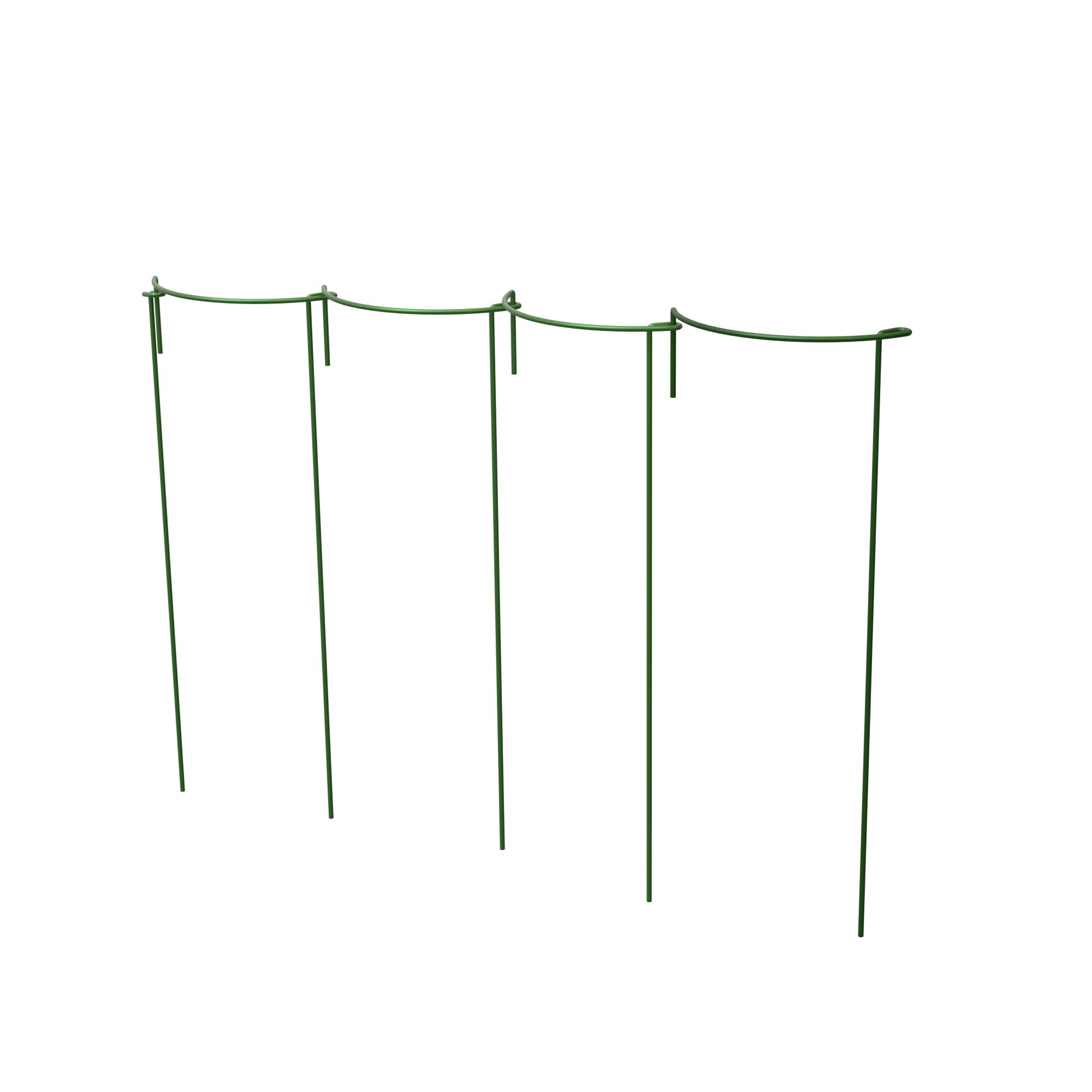 Panacea Steel Curved Plant support frame (L)45cm (Dia)18cm, Set of 4 ...