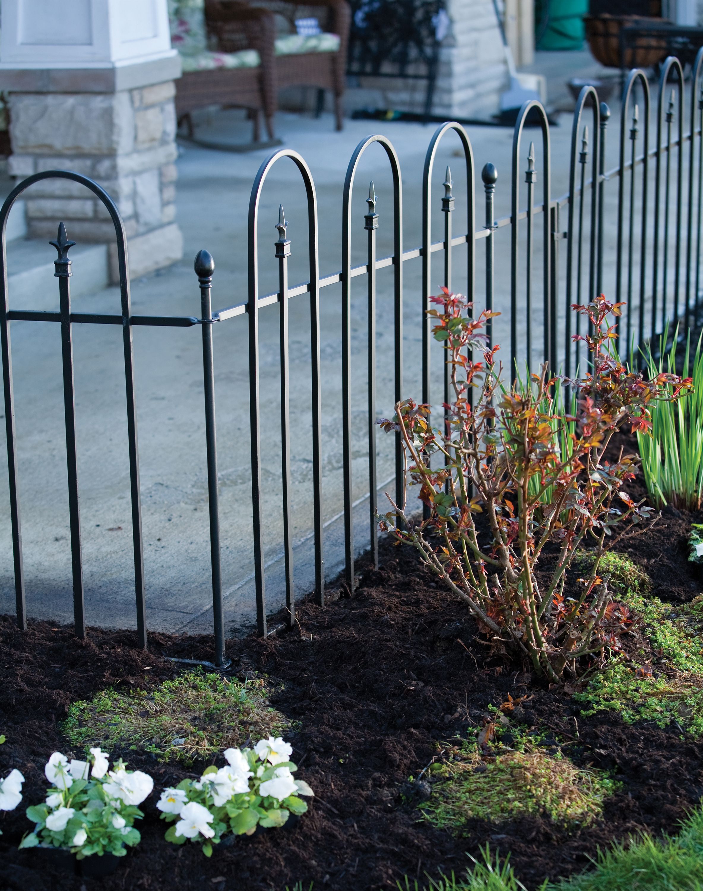 Panacea Triple Arch Traditional Railings, (L)1.22m (H)0.91m (T)20mm ...