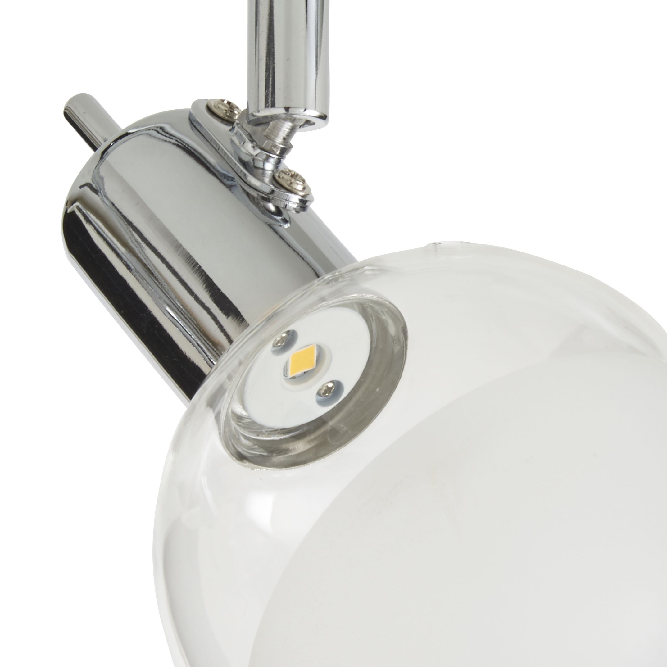 Panacea Tube Gloss Chrome effect 4 Light Spotlight bar