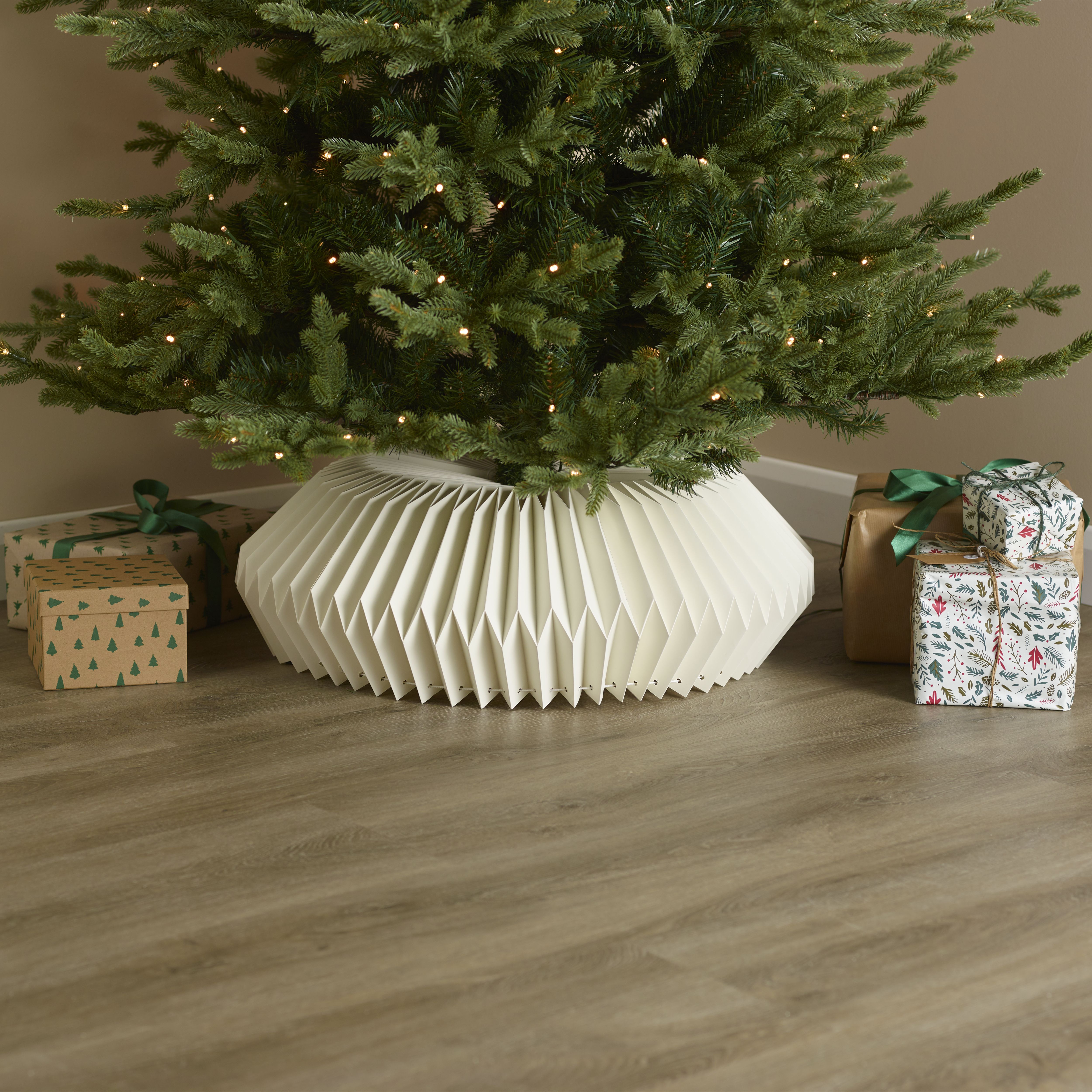 Paper Tree skirt, 30cm (Dia) - White