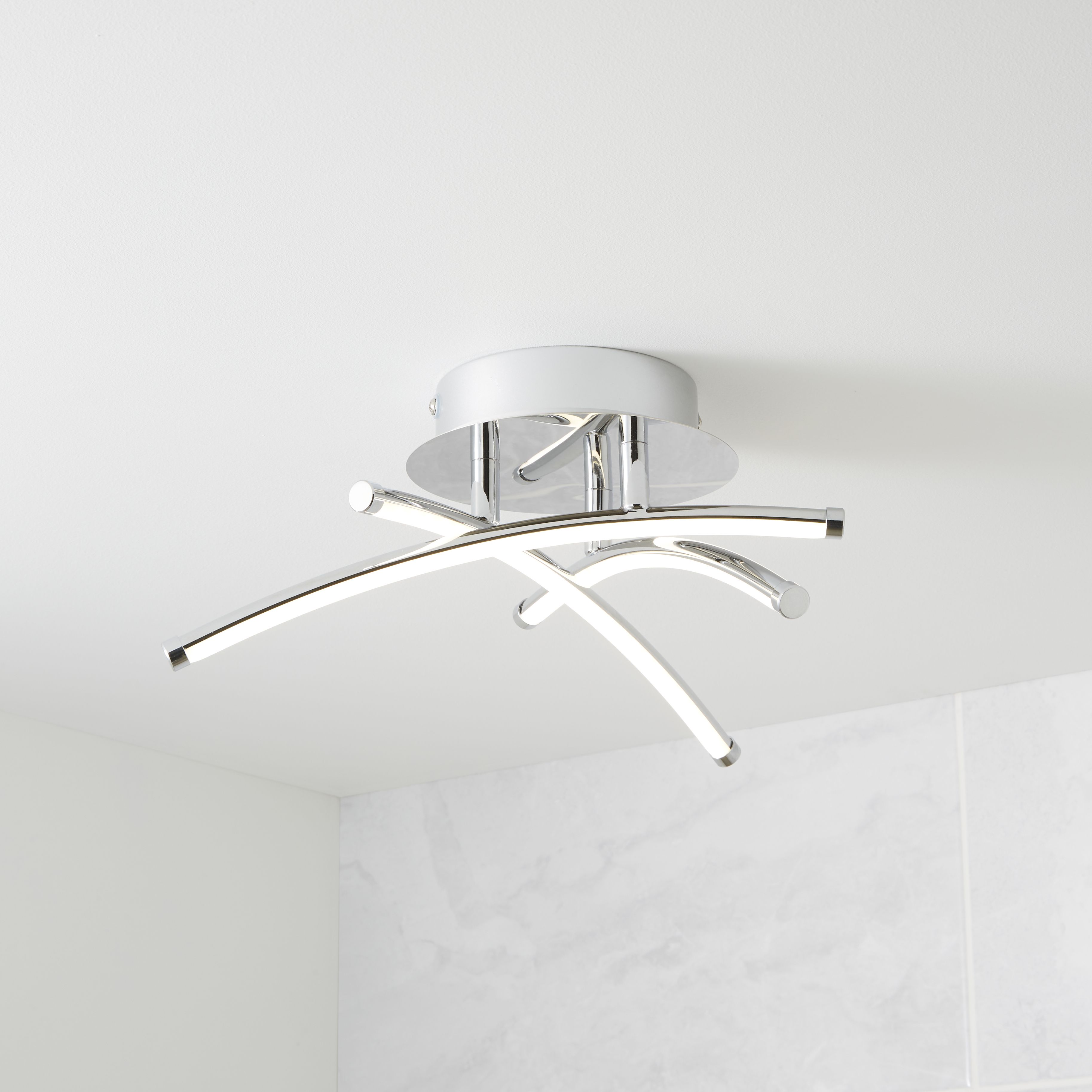 Chrome Effect Ceiling Light | atelier-yuwa.ciao.jp