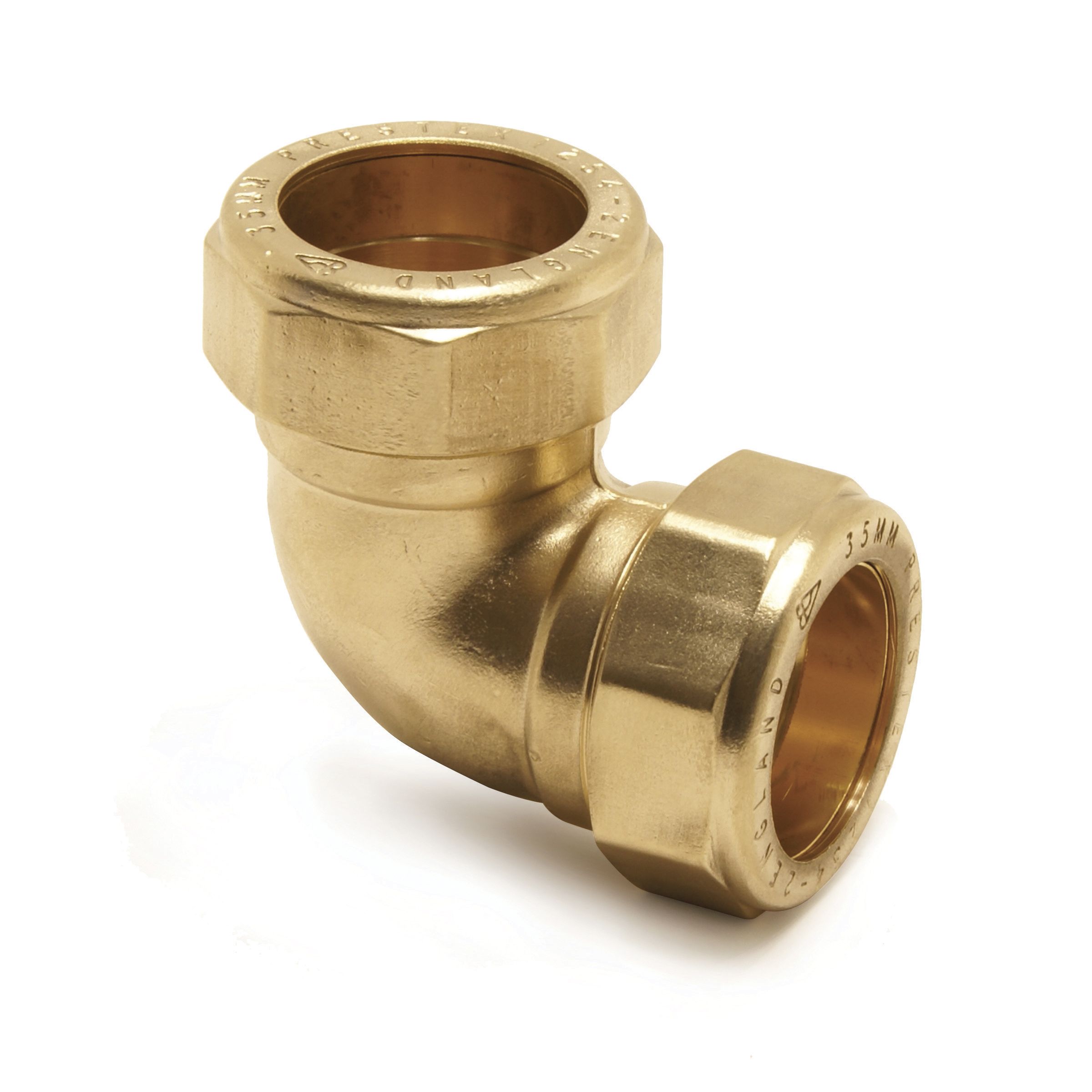 Pegler Compression Pipe elbow 22mm | DIY at B&Q