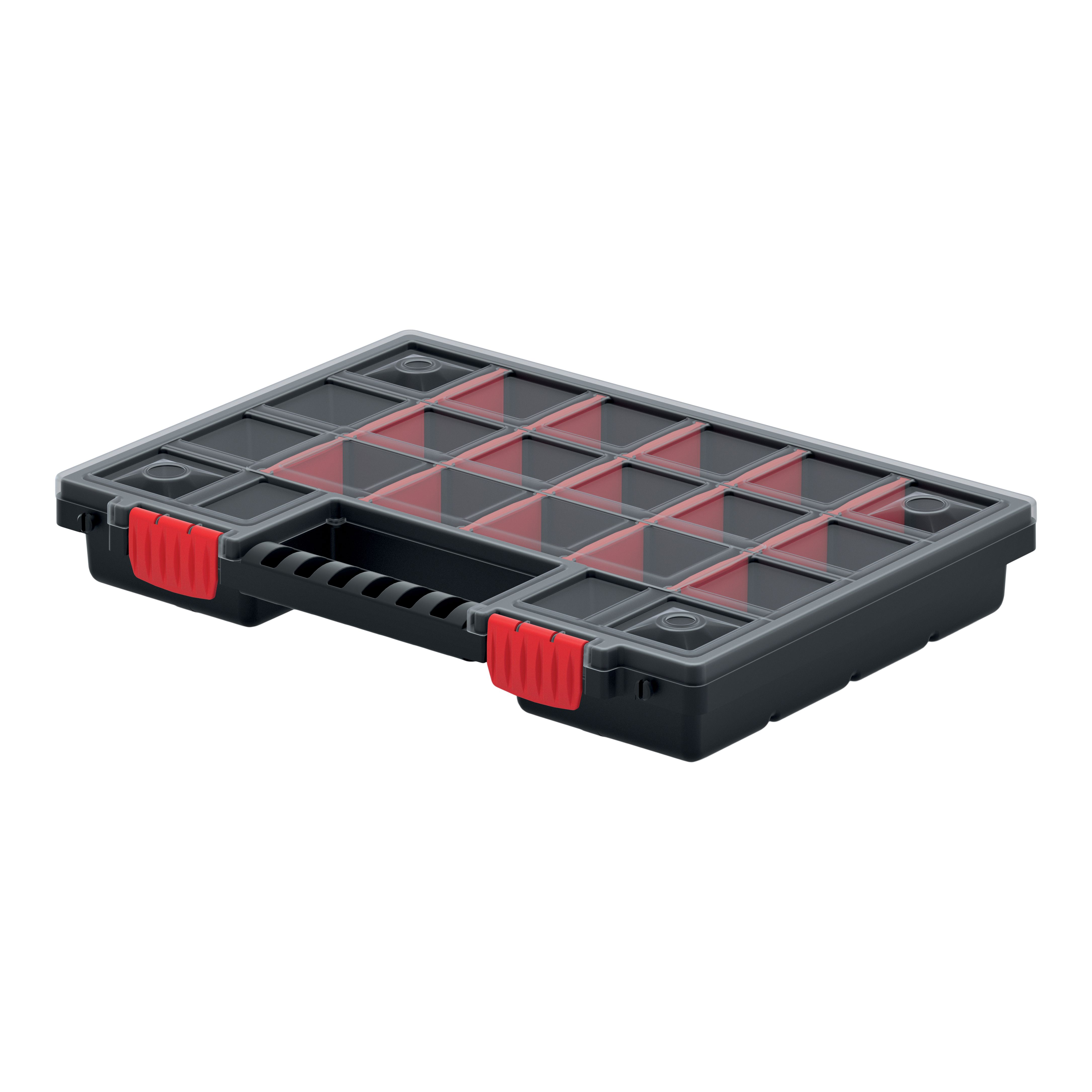 Performance Power Black Compartment organiser case with 20 compartments