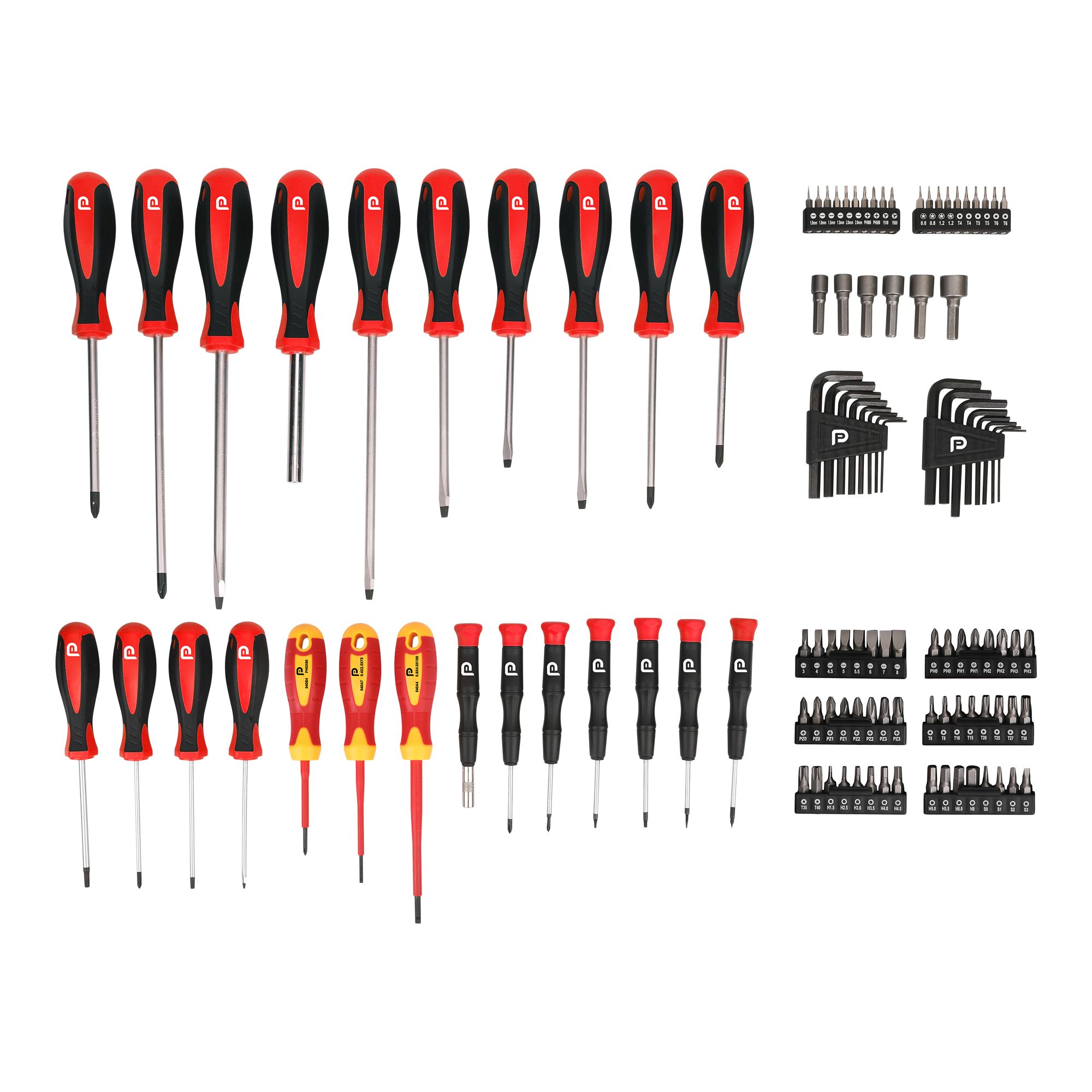 Performance Power Combination Mixed Screwdriver set (114 piece)