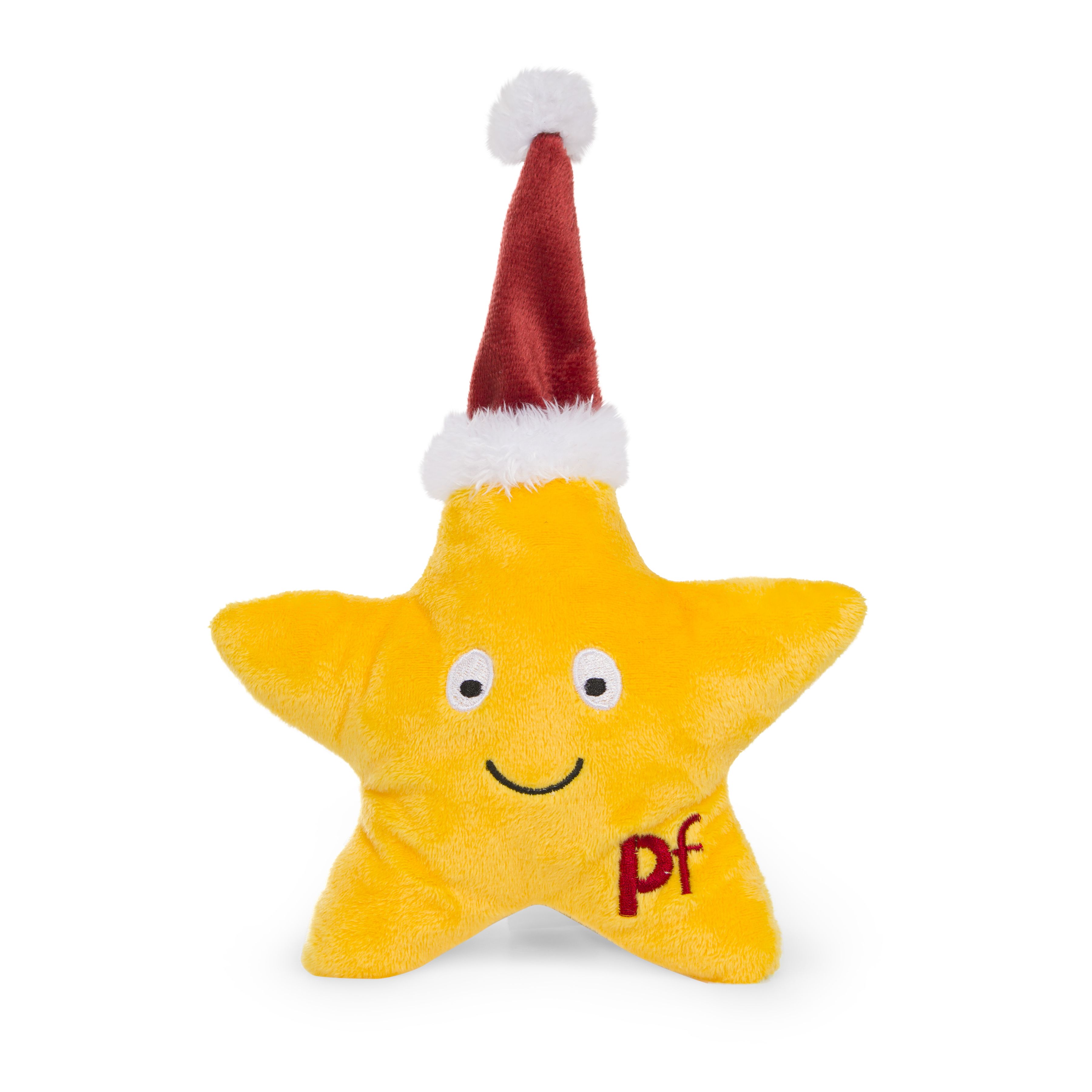 Petface Plush Christmas Star Dog Toy