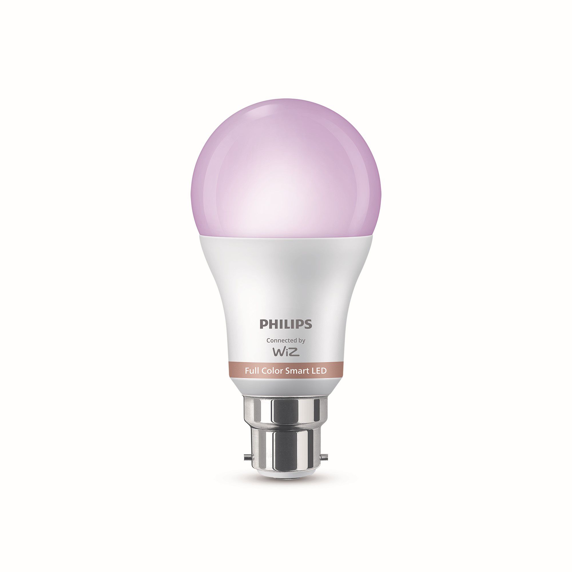 Philips B22 LED RGB & tunable white A60 Dimmable Smart bulb | DIY at B&Q