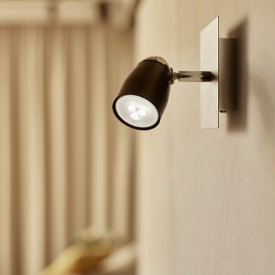 Philips GU10 4.6W 345lm LED Dimmable Light bulb, Pack of 3 | DIY at B&Q