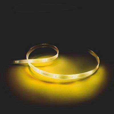 Philips Hue Dimmable LED 1600lm Multicolour Light strip extension pack ...