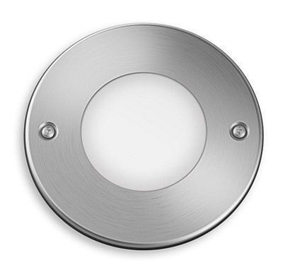 Philips Moss Brushed Stainless steel effect Mains-powered LED Floor ...