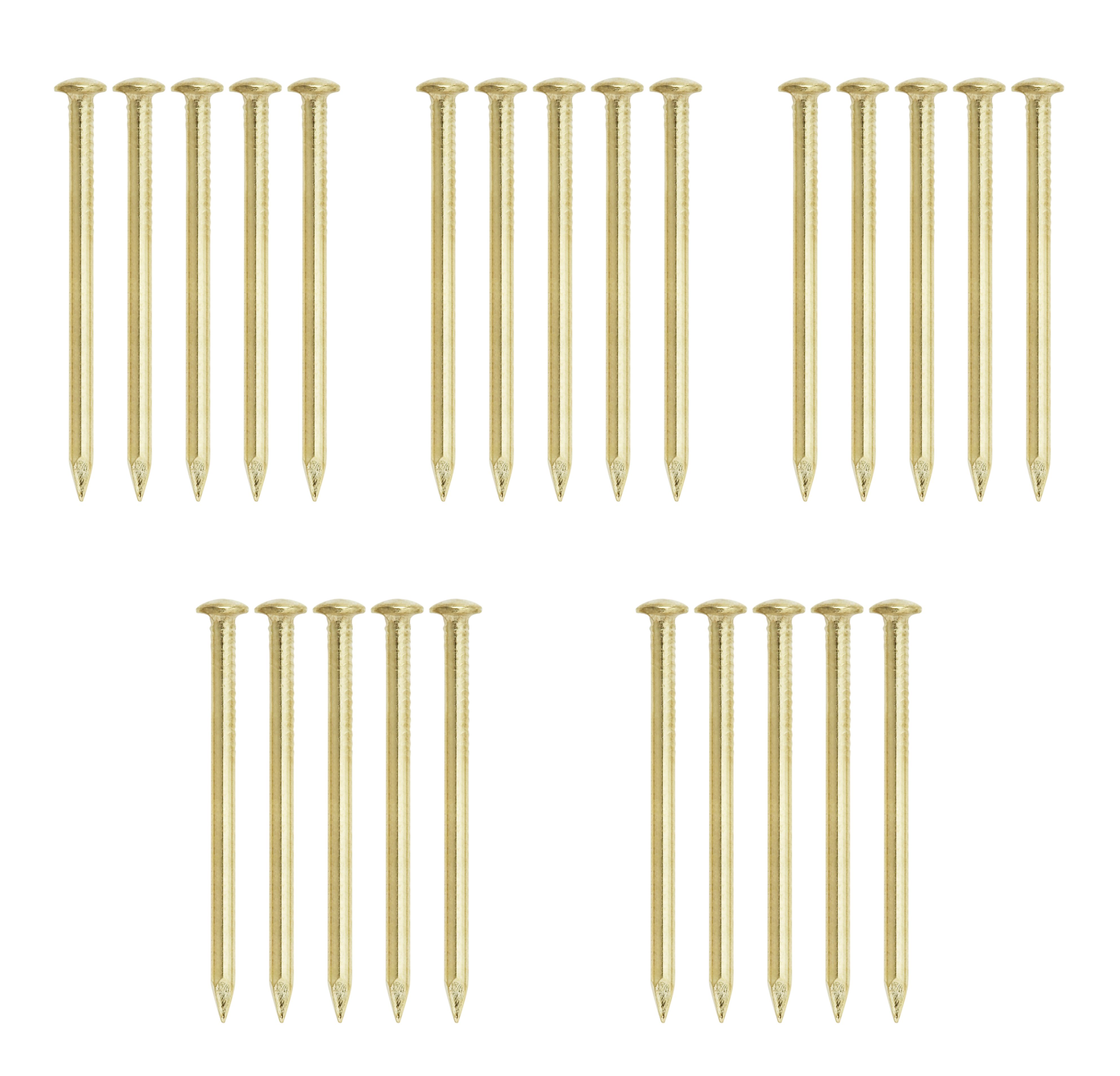 Picture pin (L)26.5mm (Dia)1.5mm, Pack of 25 at B&Q
