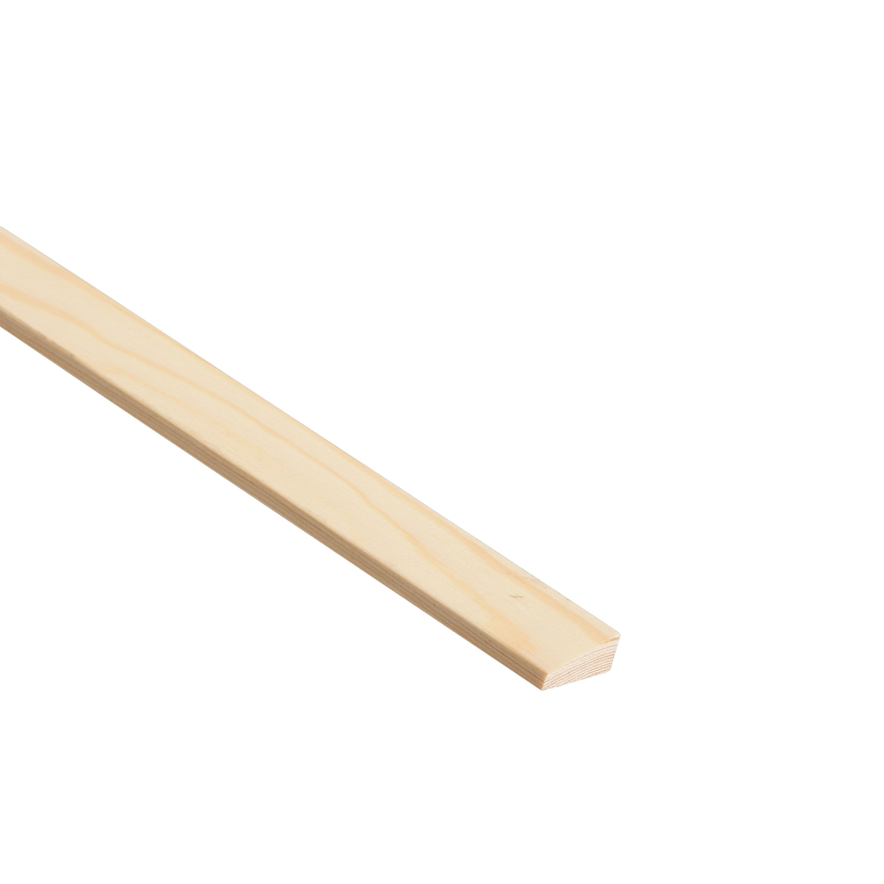 Pine Angled edge Moulding (L)2.4m (W)19mm (T)8.5mm | DIY at B&Q