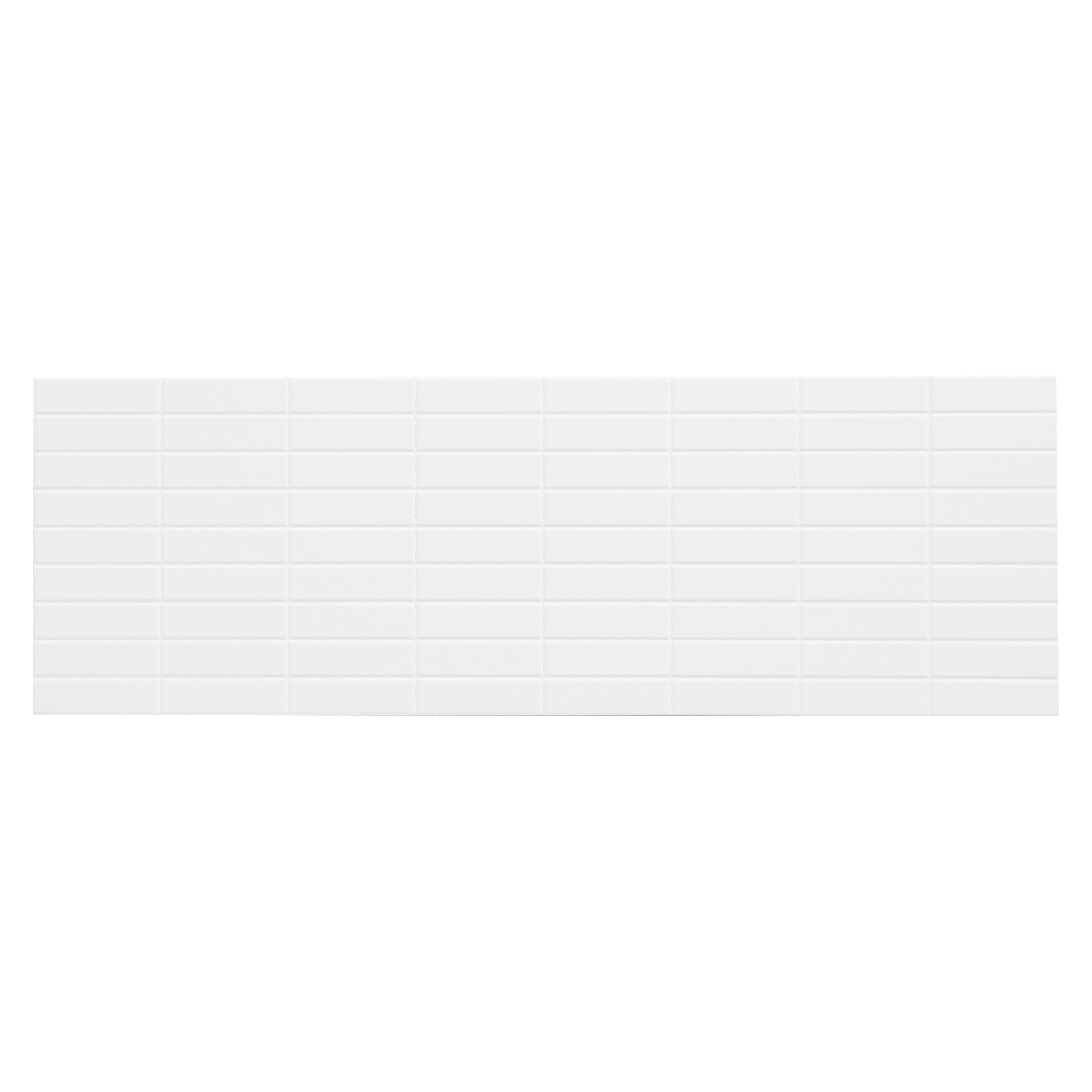 Plain White Gloss 3D decor Ceramic Indoor Wall Tile, Pack of 8, (L ...