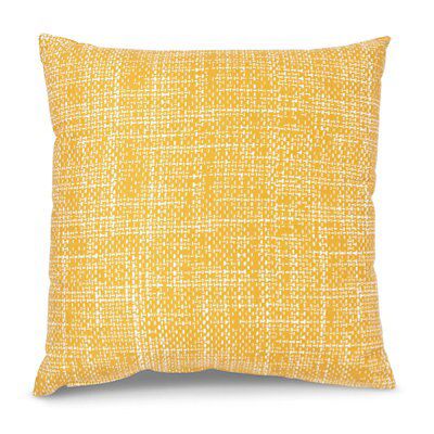 Plain Yellow Cushion (L)3cm x (W)43cm | DIY at B&Q