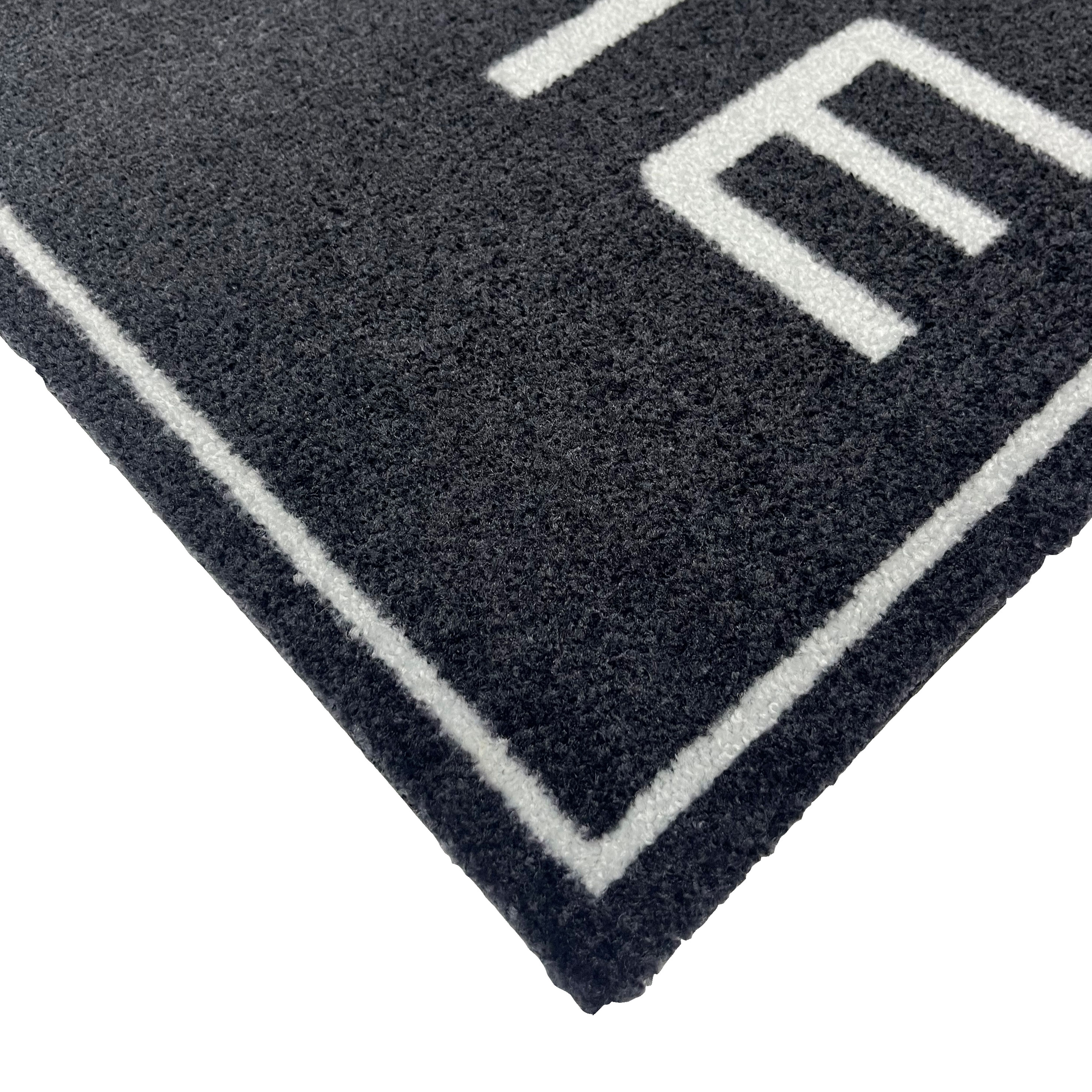 Plaza Grey Home Paw Door mat, 75cm x 50cm