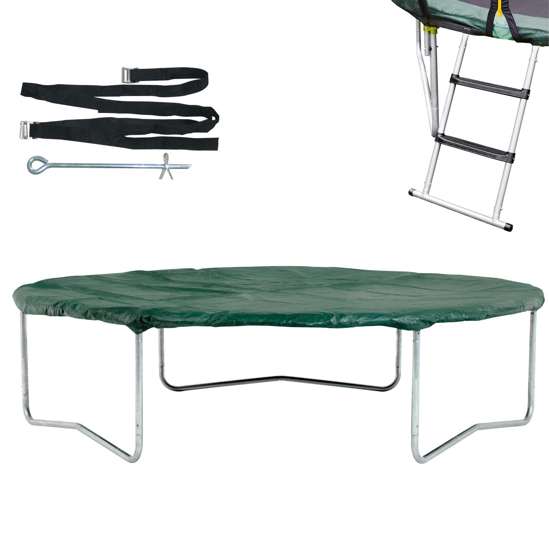 Plum Black & green 8 ft Trampoline accessory kit | DIY at B&Q