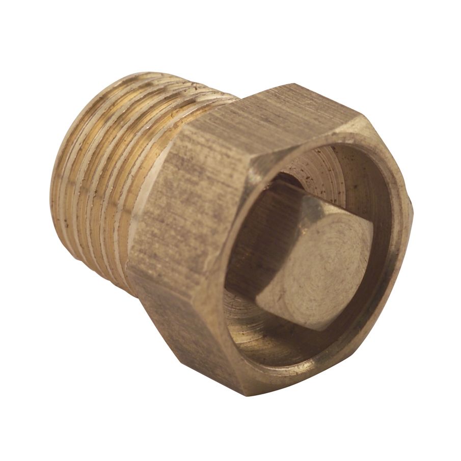 Plumbsure Brass Bottle air vent, (Dia)3.2mm | DIY at B&Q