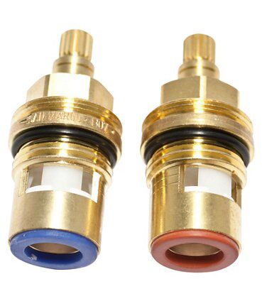Plumbsure Brass Threaded Tap gland (Dia)12.7mm, Pack of 2