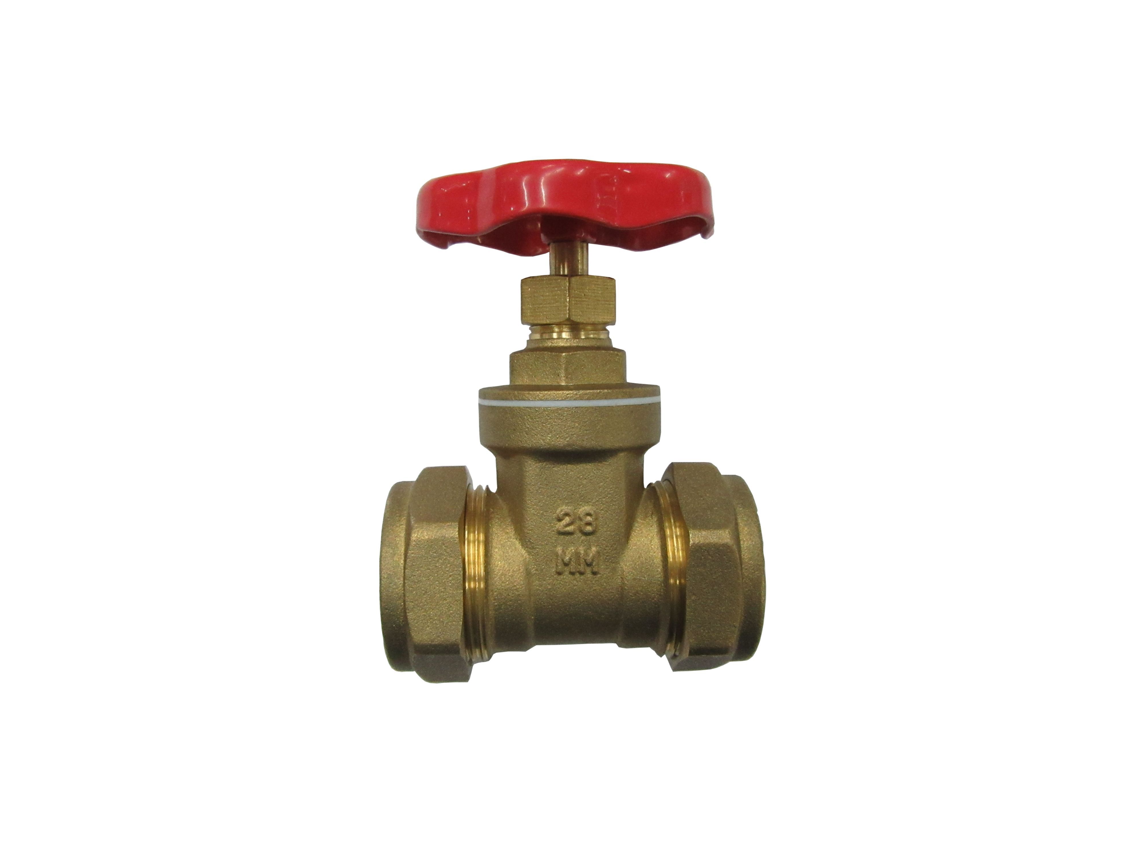 Plumbsure Compression Gate Valve (Dia)28mm | DIY at B&Q