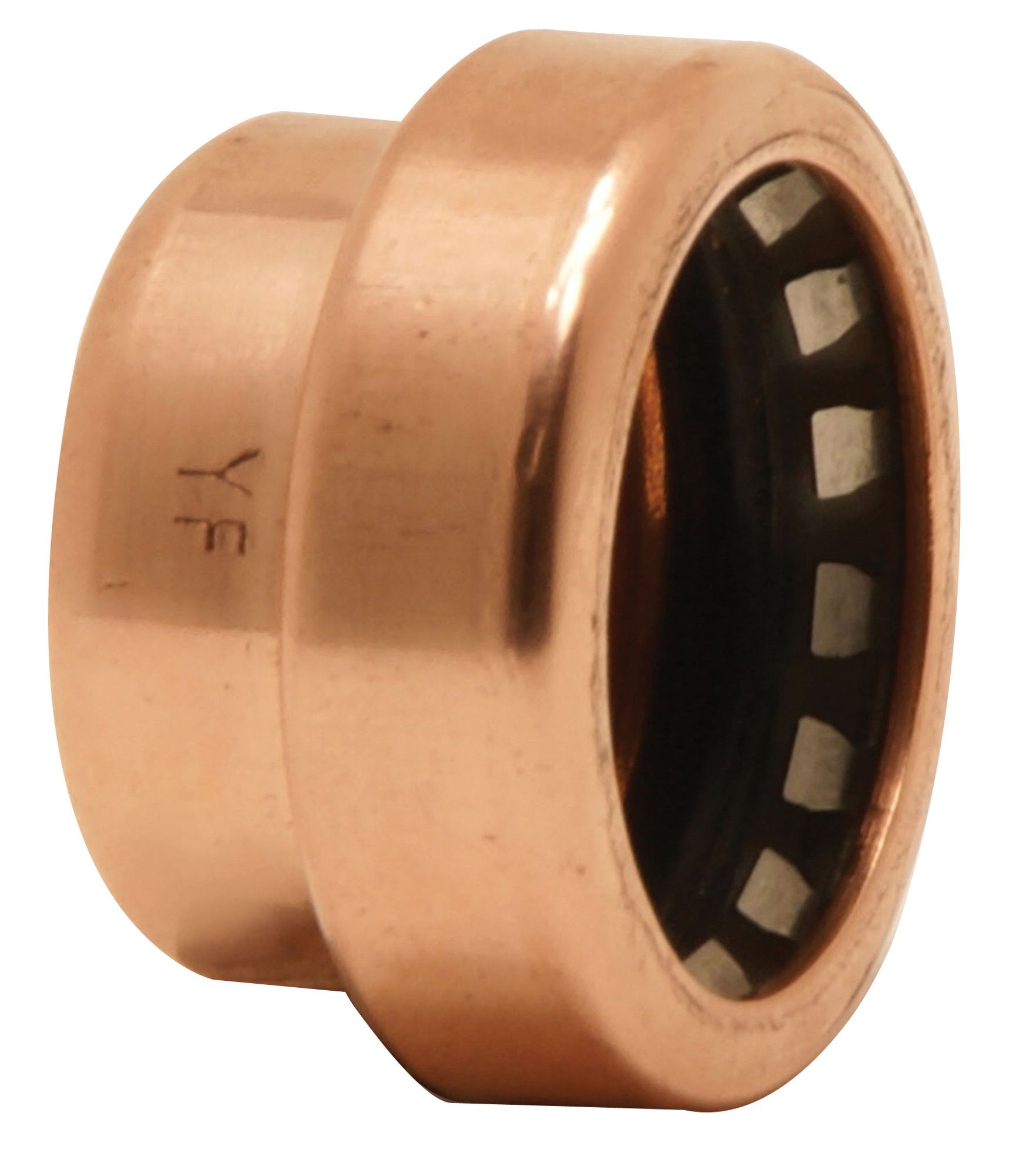 Plumbsure Copper Push-fit End cap (Dia)15mm | DIY at B&Q