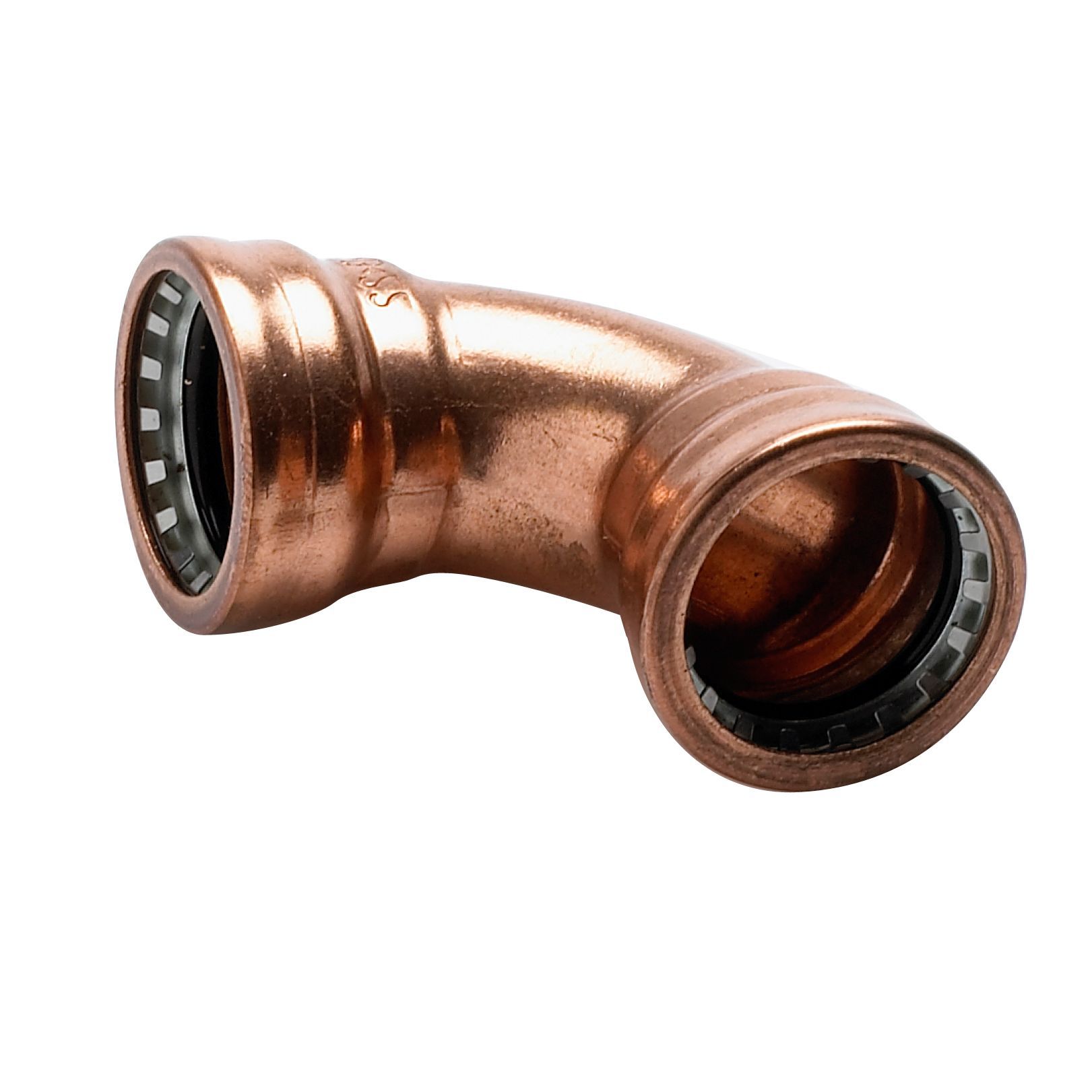 Plumbsure Push-fit 90° Pipe elbow (Dia)22mm 22mm | DIY at B&Q