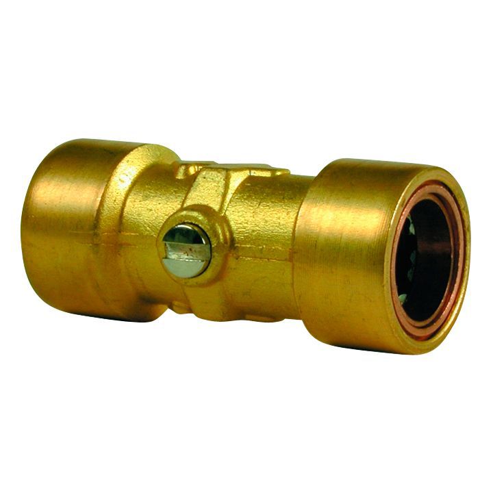 Plumbsure Straight Push-fit Service Valve, 15mm | DIY at B&Q