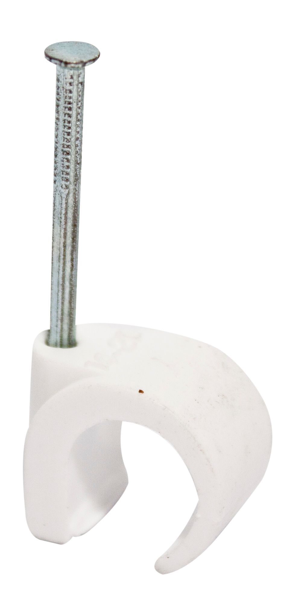 Plumbsure White Plastic Pipe clip M551NQV3 (Dia)15mm, Pack of 10