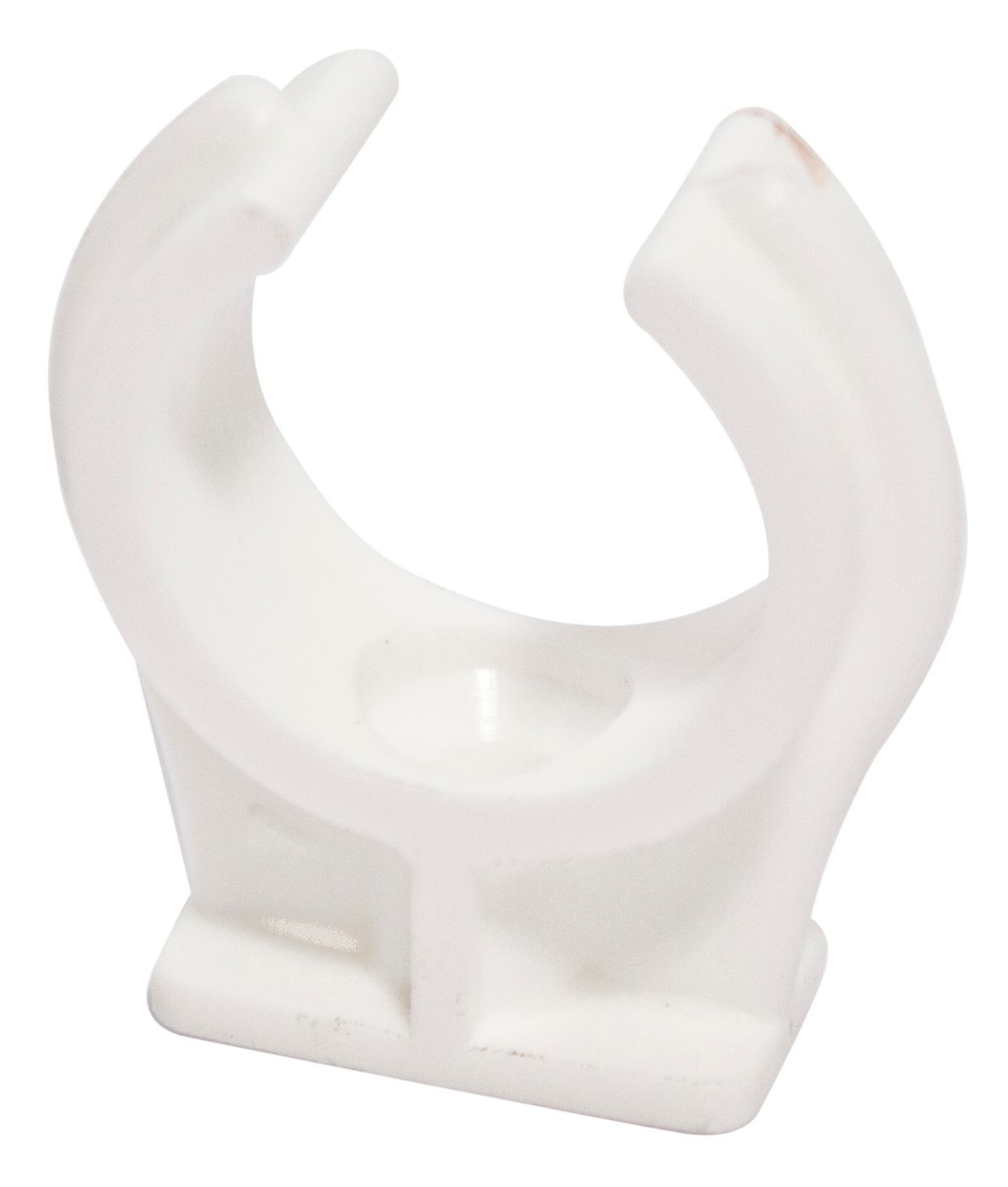 Plumbsure White Plastic Pipe clip M55250QV3 (Dia)22mm, Pack of 50
