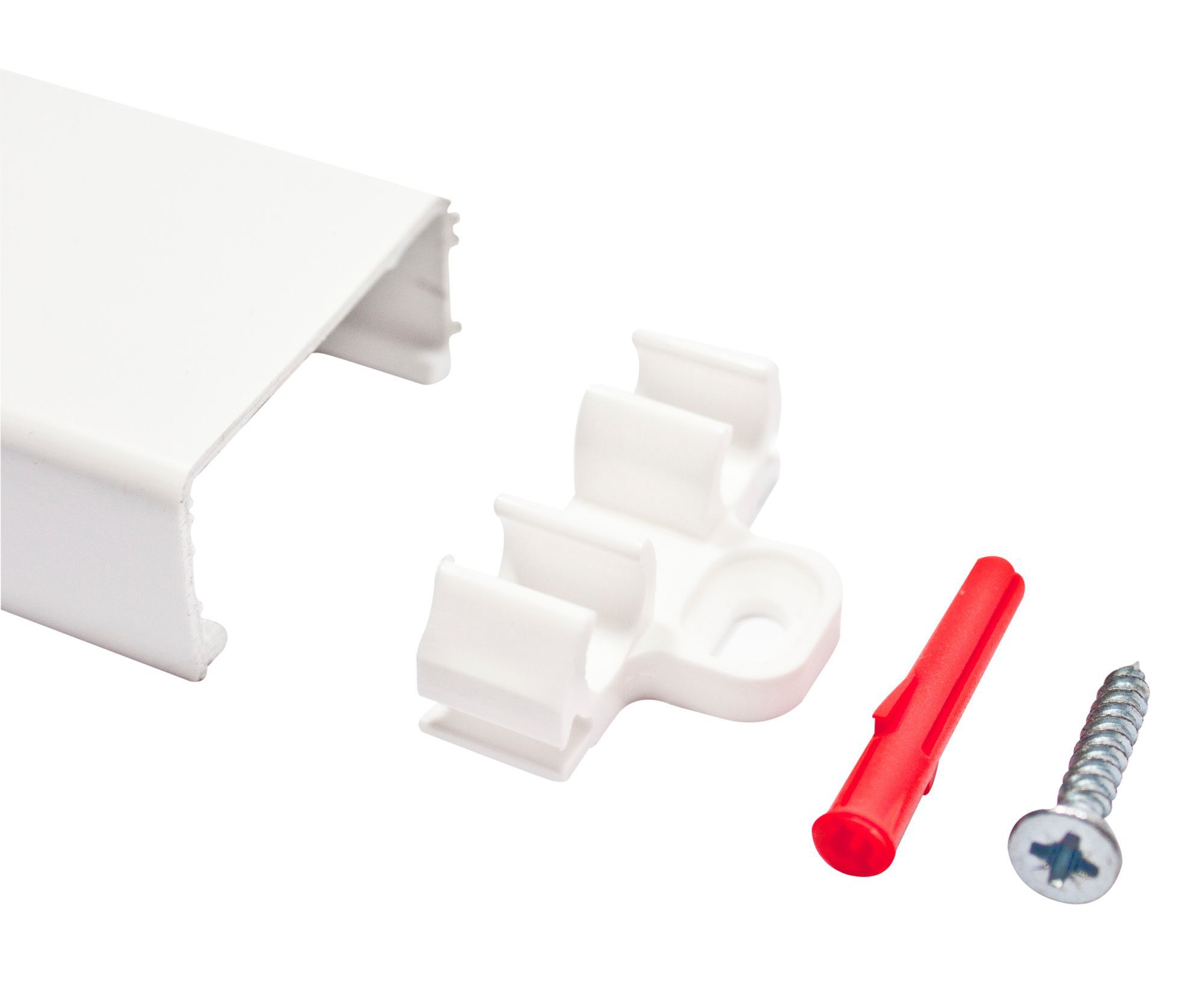 Plumbsure White Plastic Pipe clip T681V3 (Dia)10mm