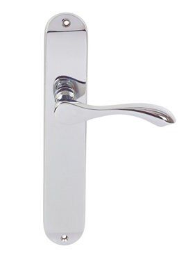 Polished Chrome effect Door handle | DIY at B&Q