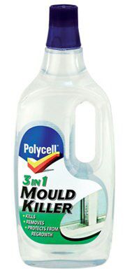 Polycell 3-in-1 Interior & exterior Mould remover, 1L Bottle