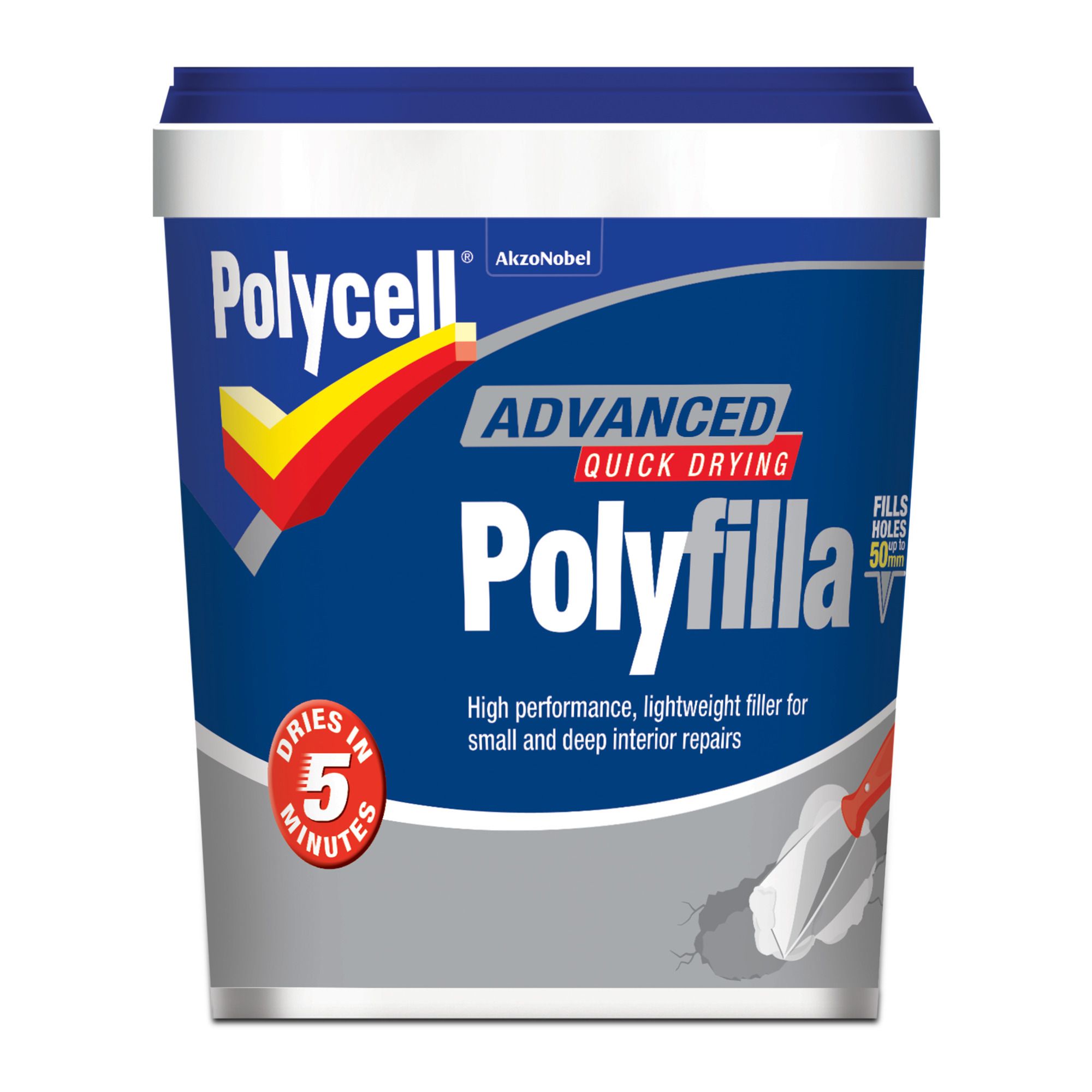 Polycell Advanced White Ready mixed Filler, 600g
