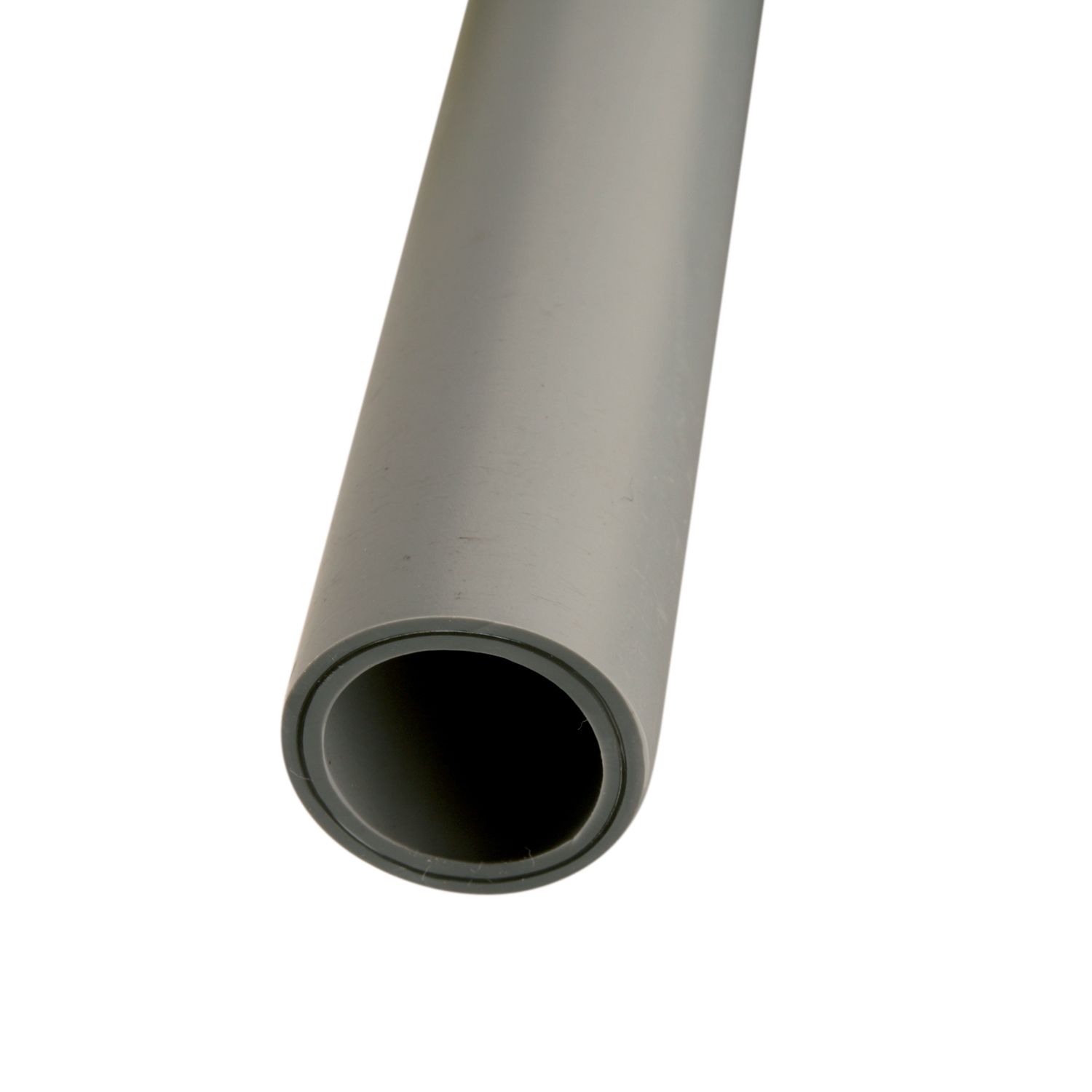 PolyPlumb Grey Polybutylene (PB) Push-fit Barrier pipe (L)3m (Dia)15mm