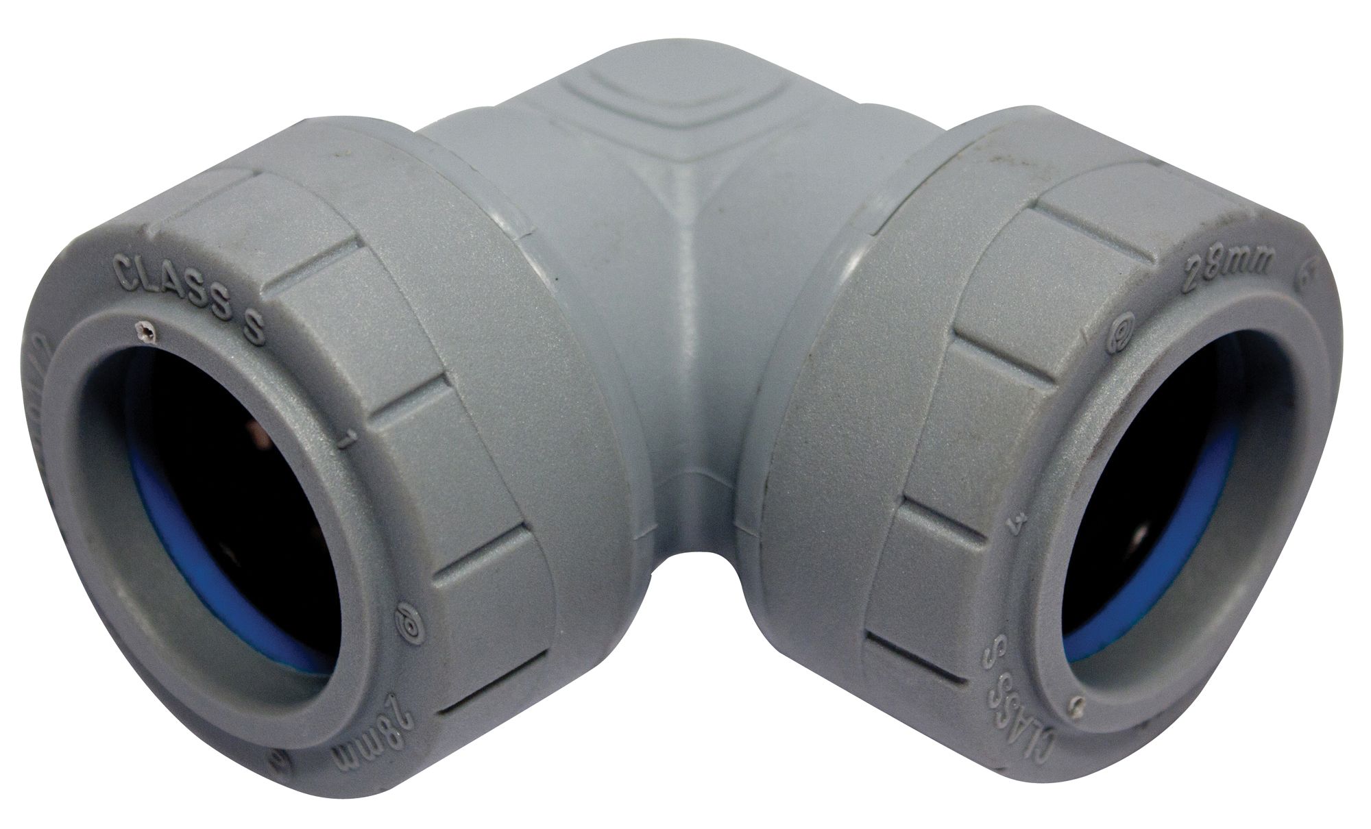 PolyPlumb Push-fit 90° Pipe elbow (Dia)28mm | DIY at B&Q