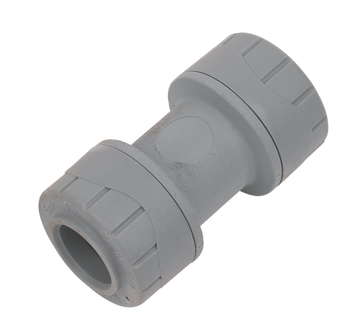 PolyPlumb Push-fit Straight Coupler (Dia)15mm, Pack of 10 | DIY at B&Q