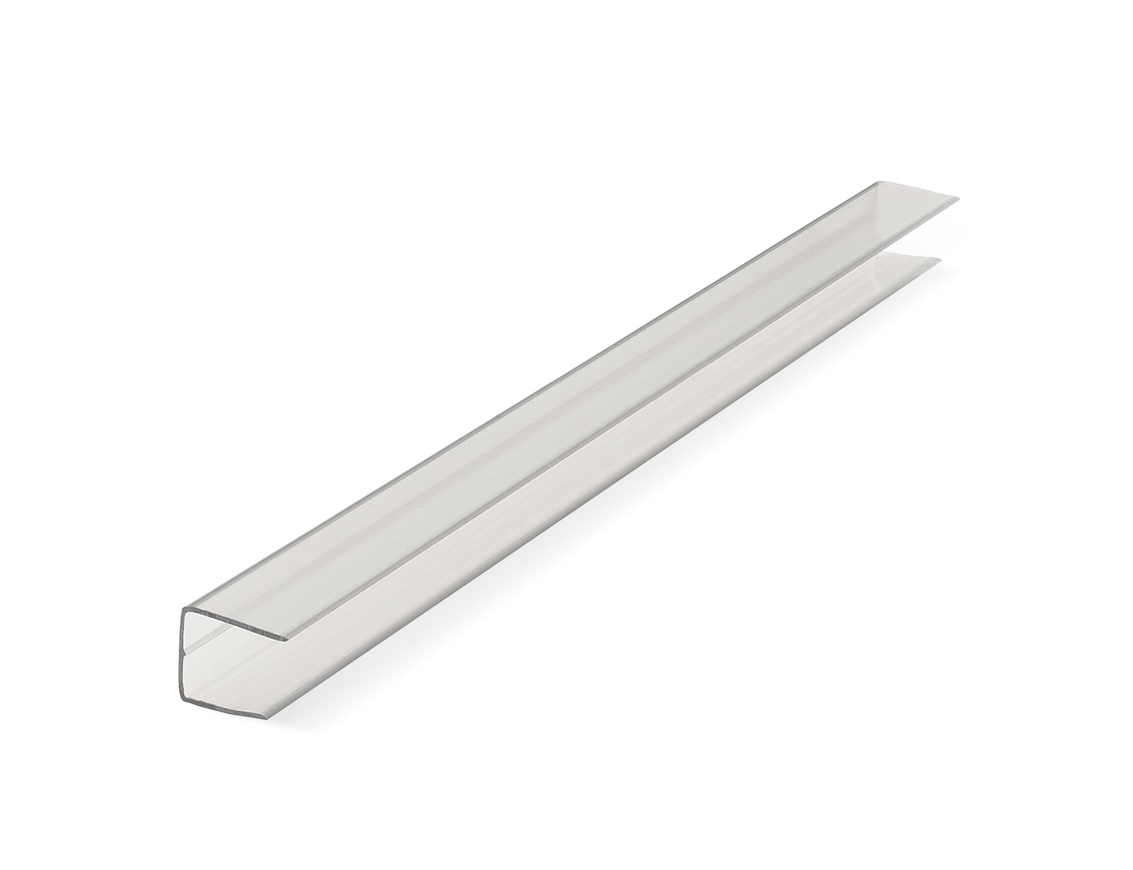 Polywall Clear Capping strip (L)2000mm (W)16mm | DIY at B&Q