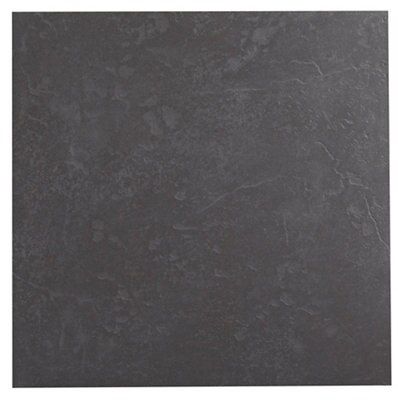 Portia Grey Plain Porcelain Tile, Pack of 7, (L)400mm (W)400mm | DIY at B&Q