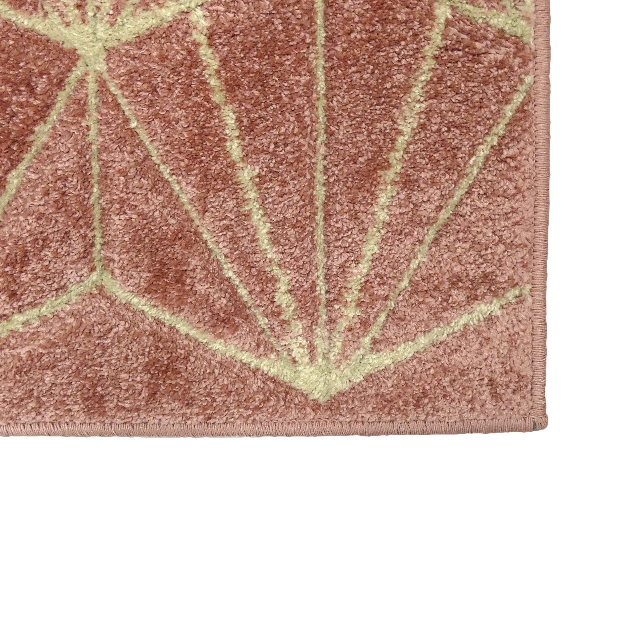 Portland Pink Geometric Large Rug, (L)230cm x (W)160cm