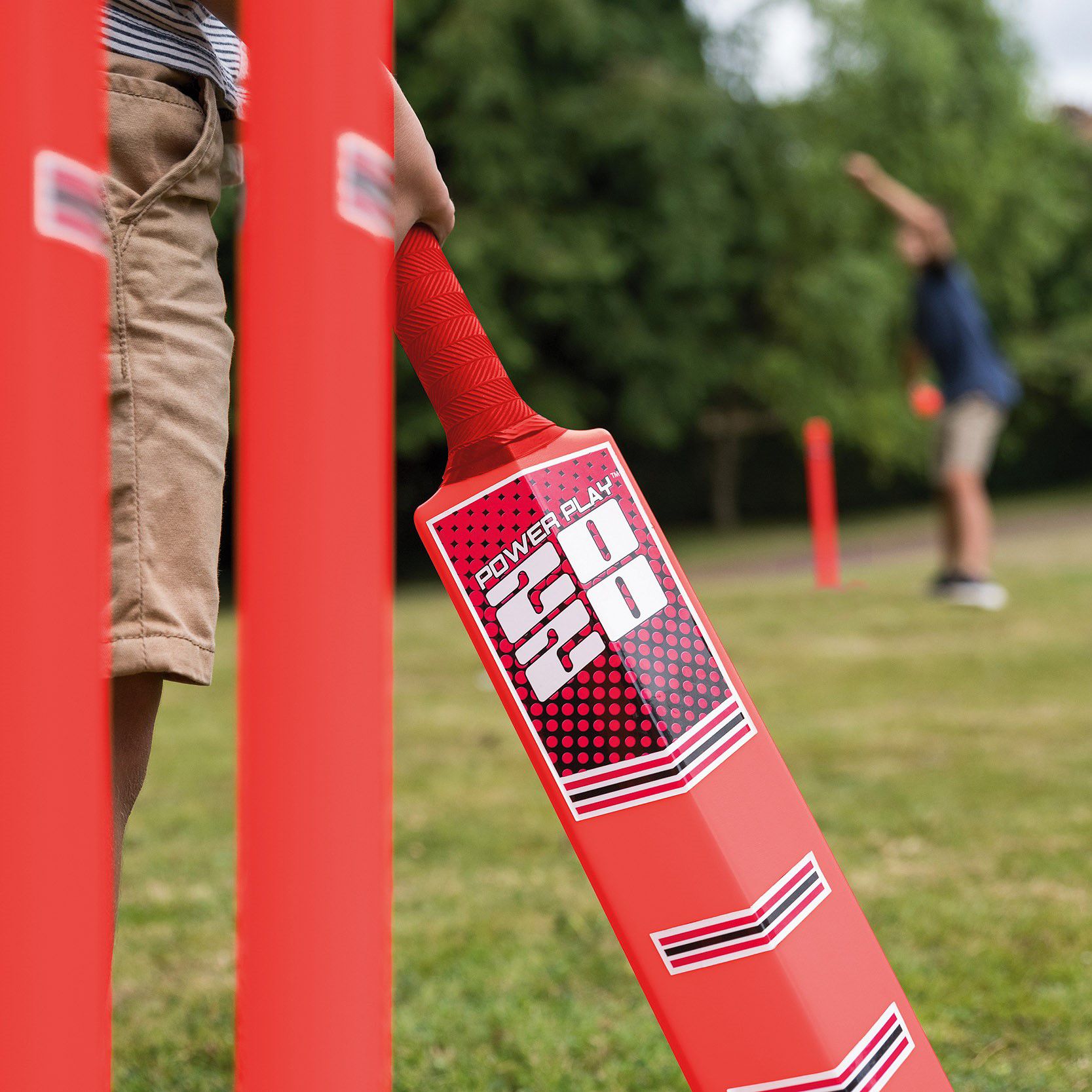 Powerplay Twenty20 Red Garden Cricket set